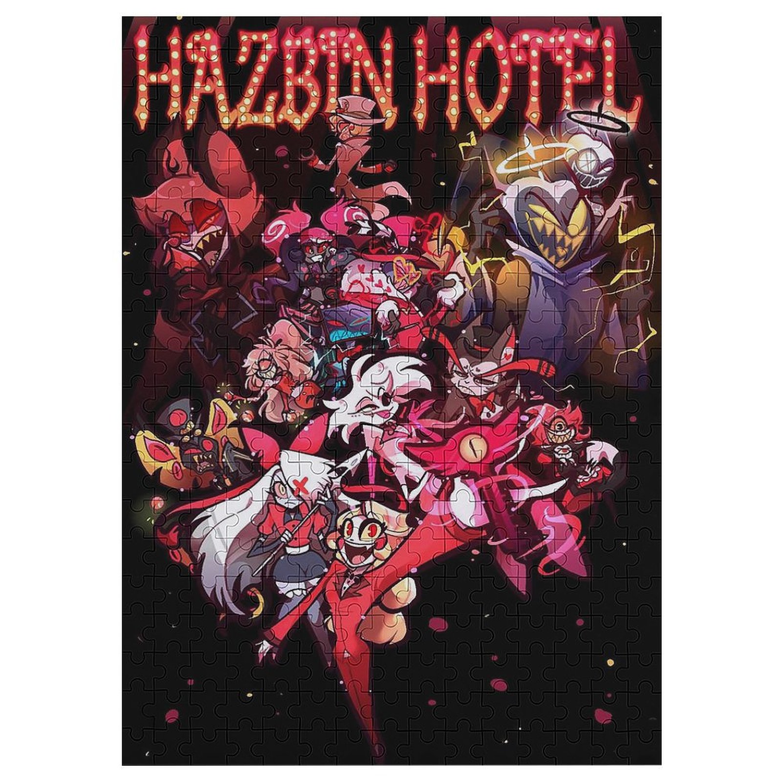 Hazbin Hotel Puzzles for Cartoon Child Home Entertainment 300 - Walmart.com