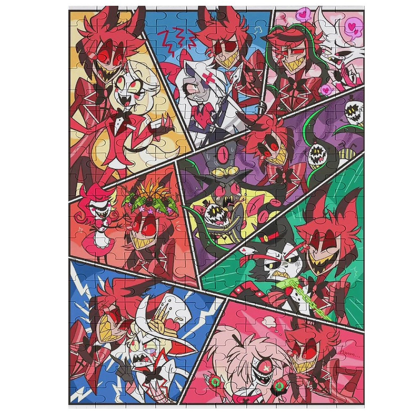 Hazbin Hotel Puzzles for Kids Interactive Brain Teasers for Adults ...