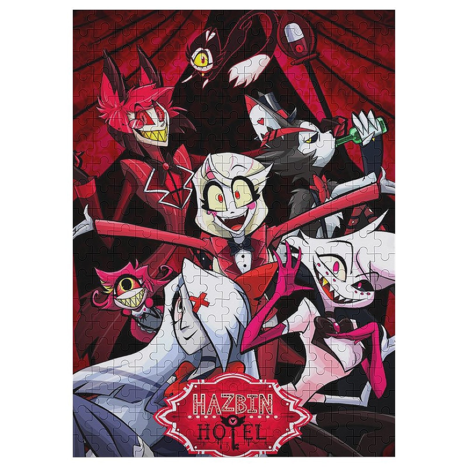 Hazbin Hotel Puzzles for Kids Interactive Brain Teasers for Adults ...