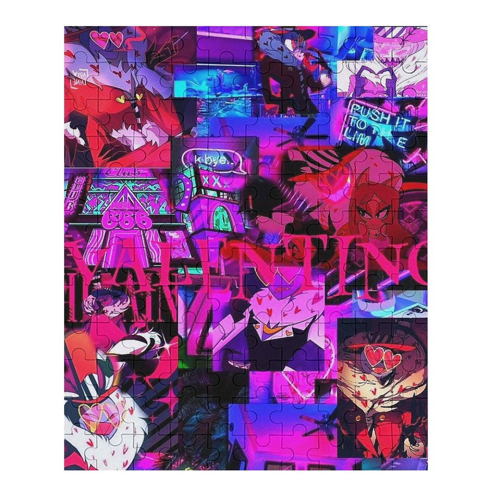 Hazbin Hotel Puzzles for Kids Interactive Brain Teasers for Adults ...