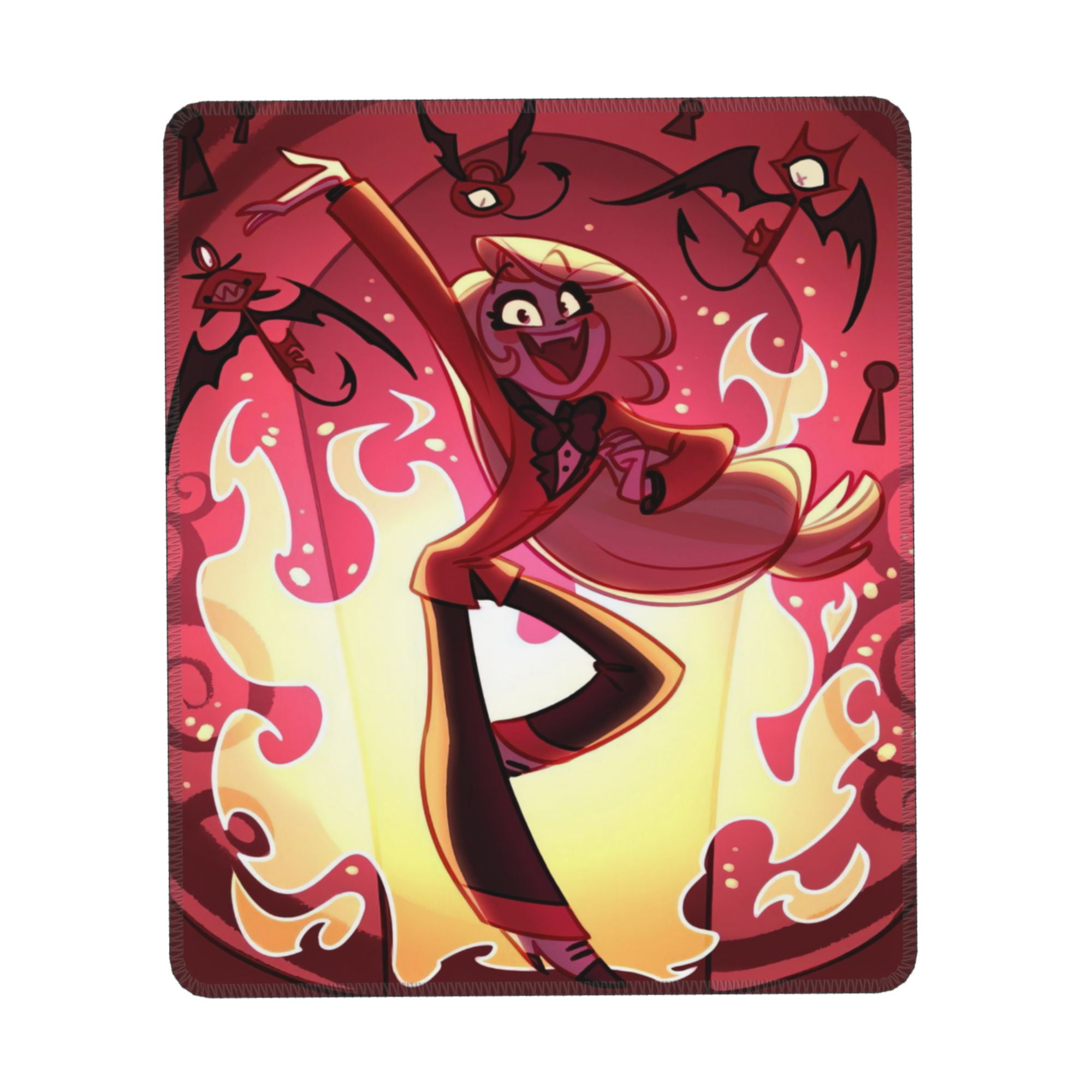 Hazbin Hotel Rubber Lock Edge Mouse Pad (Vertical) Office Mouse Pad ...