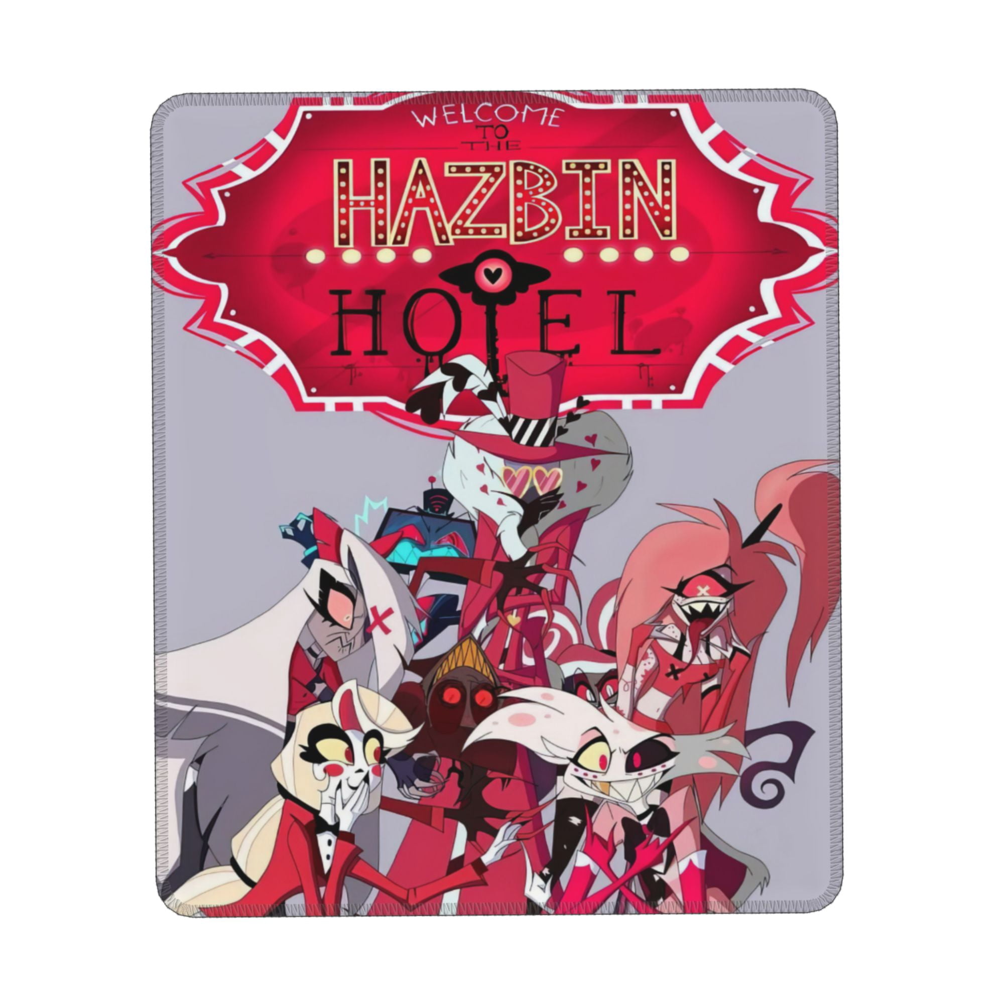 Hazbin Hotel Rubber Lock Edge Mouse Pad (Vertical) Office Mouse Pad ...
