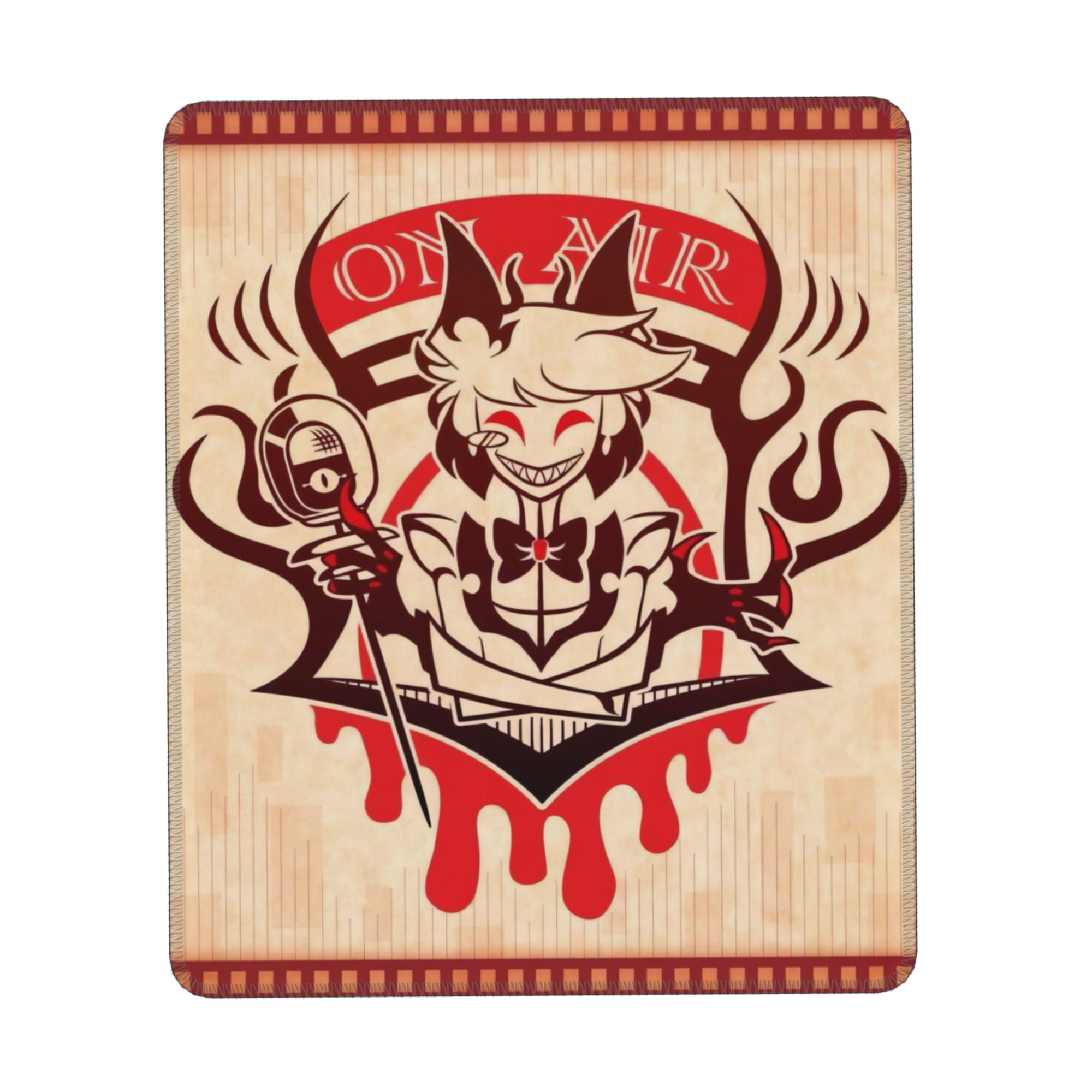Hazbin Hotel Rubber Lock Edge Mouse Pad (Vertical) Office Mouse Pad ...