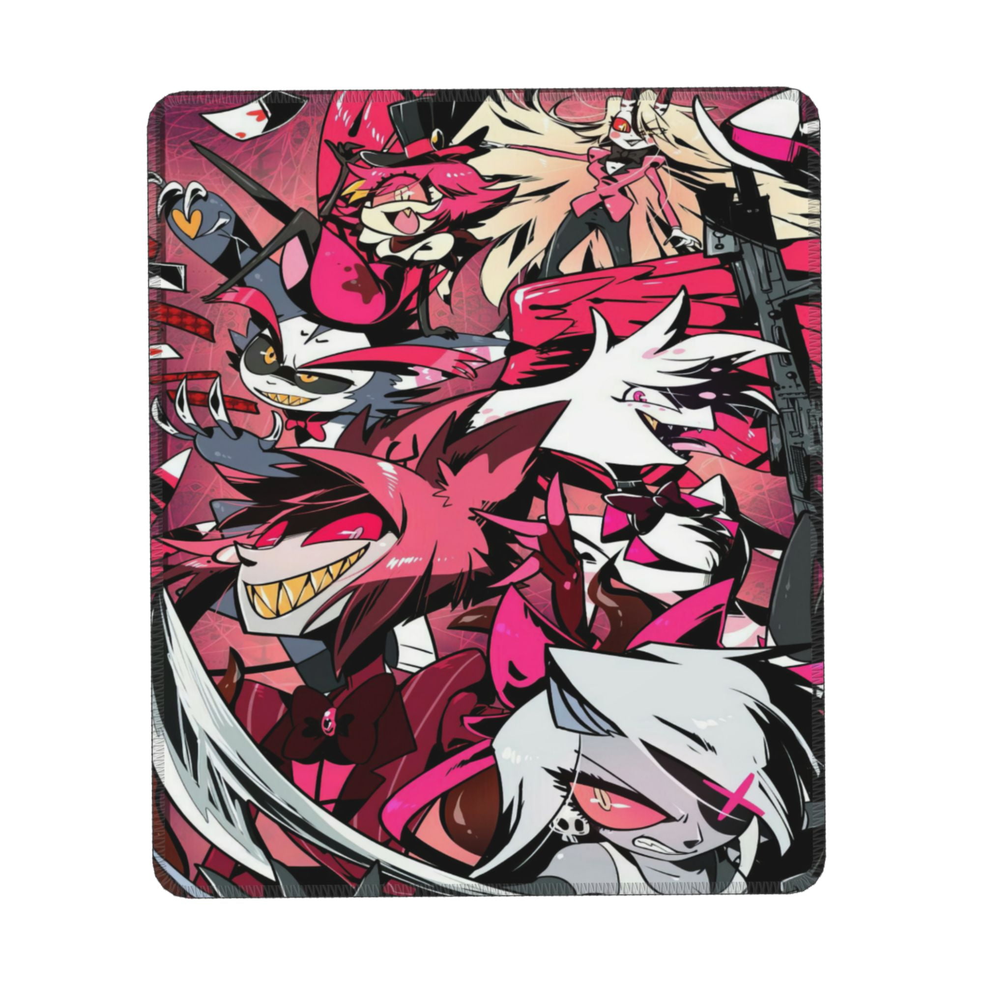 Hazbin Hotel Rubber Lock Edge Mouse Pad (Vertical) Office Mouse Pad ...