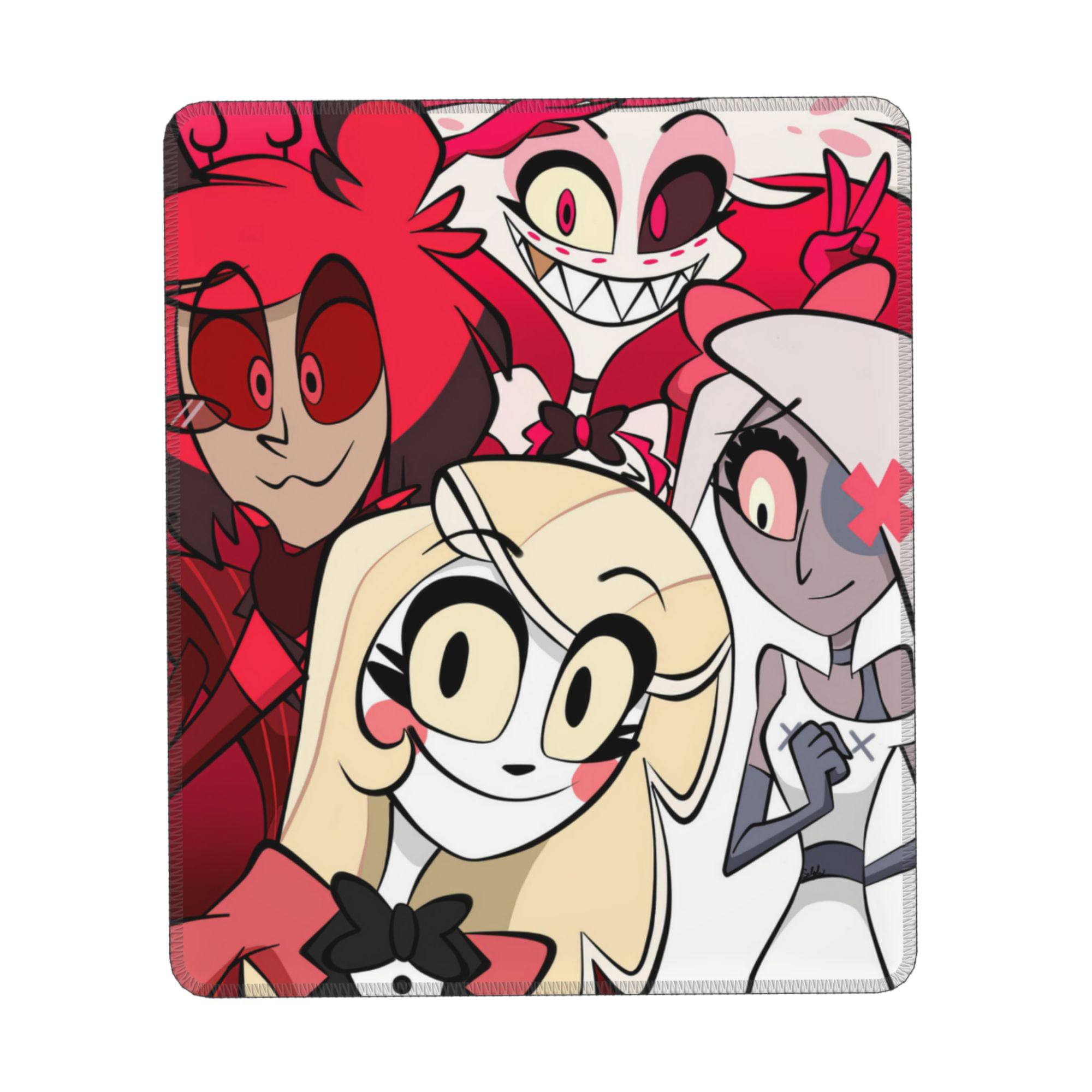 Hazbin Hotel Rubber Lock Edge Mouse Pad (Vertical) Office Mouse Pad ...