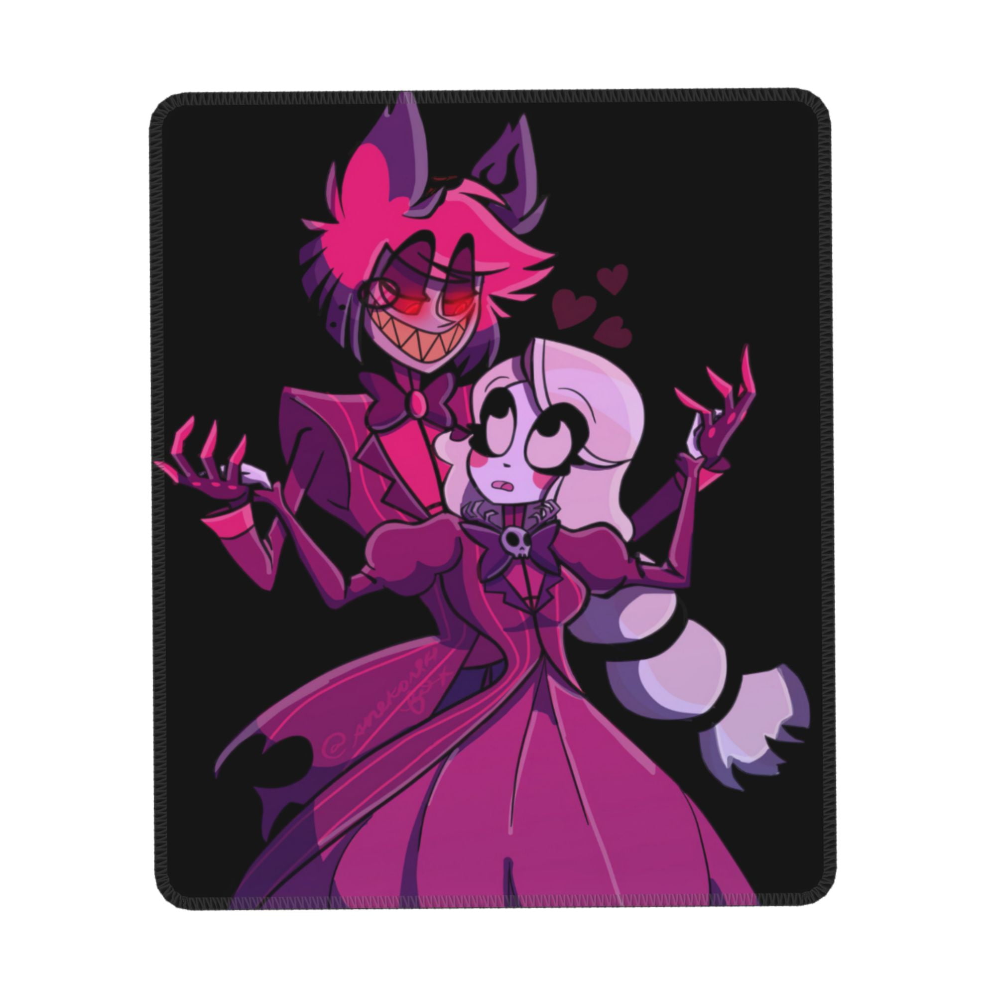 Hazbin Hotel Rubber Lock Edge Mouse Pad (Vertical) Office Mouse Pad ...