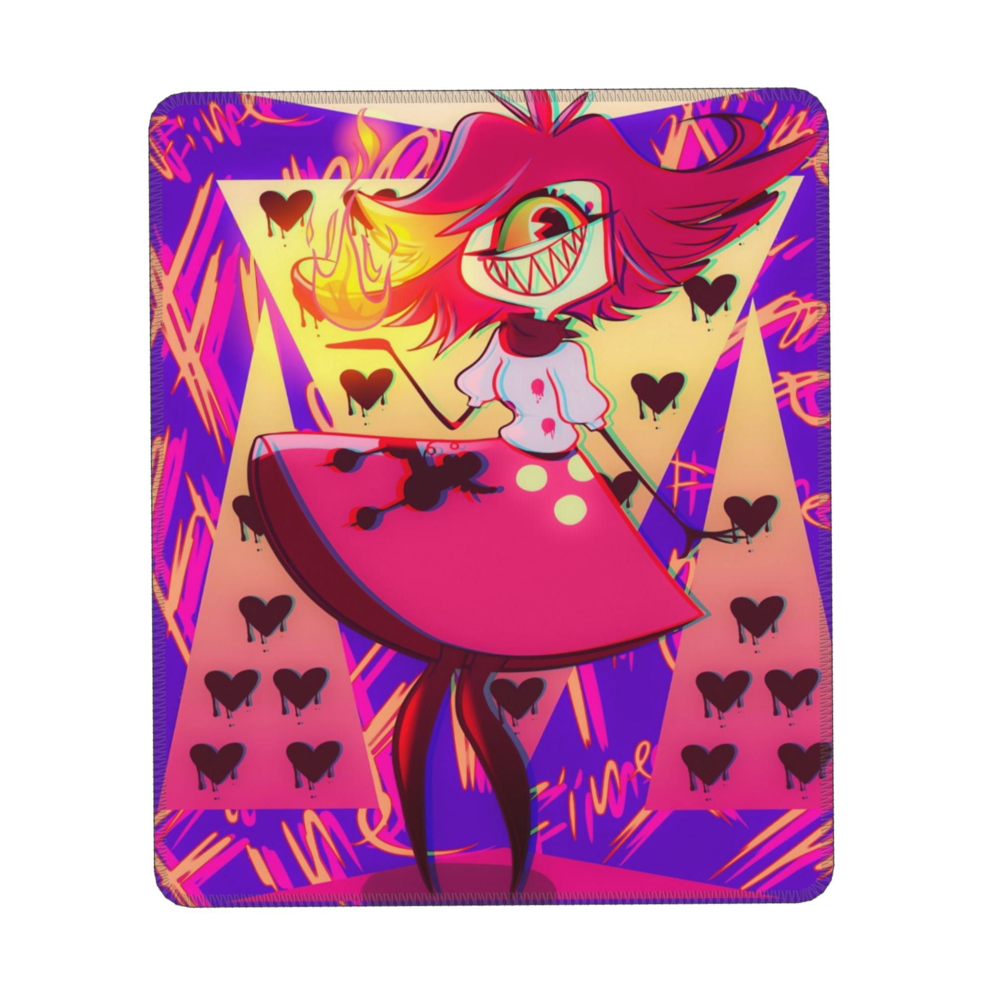 Hazbin Hotel Rubber Lock Edge Mouse Pad (Vertical) Office Mouse Pad ...