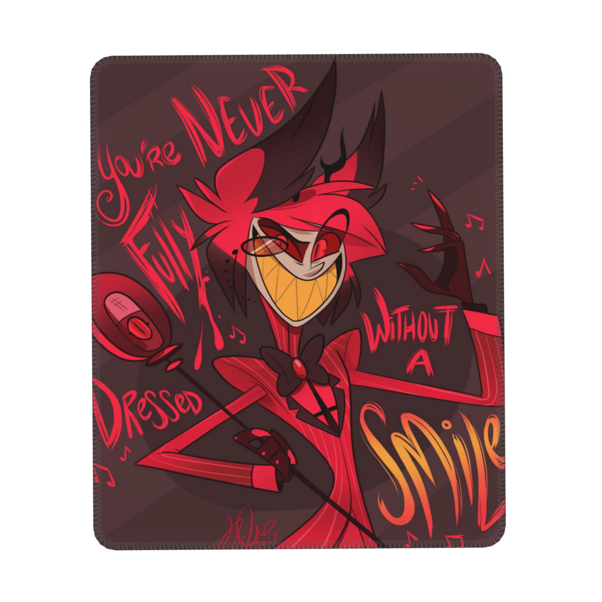 Hazbin Hotel Rubber Lock Edge Mouse Pad (Vertical) Office Mouse Pad ...