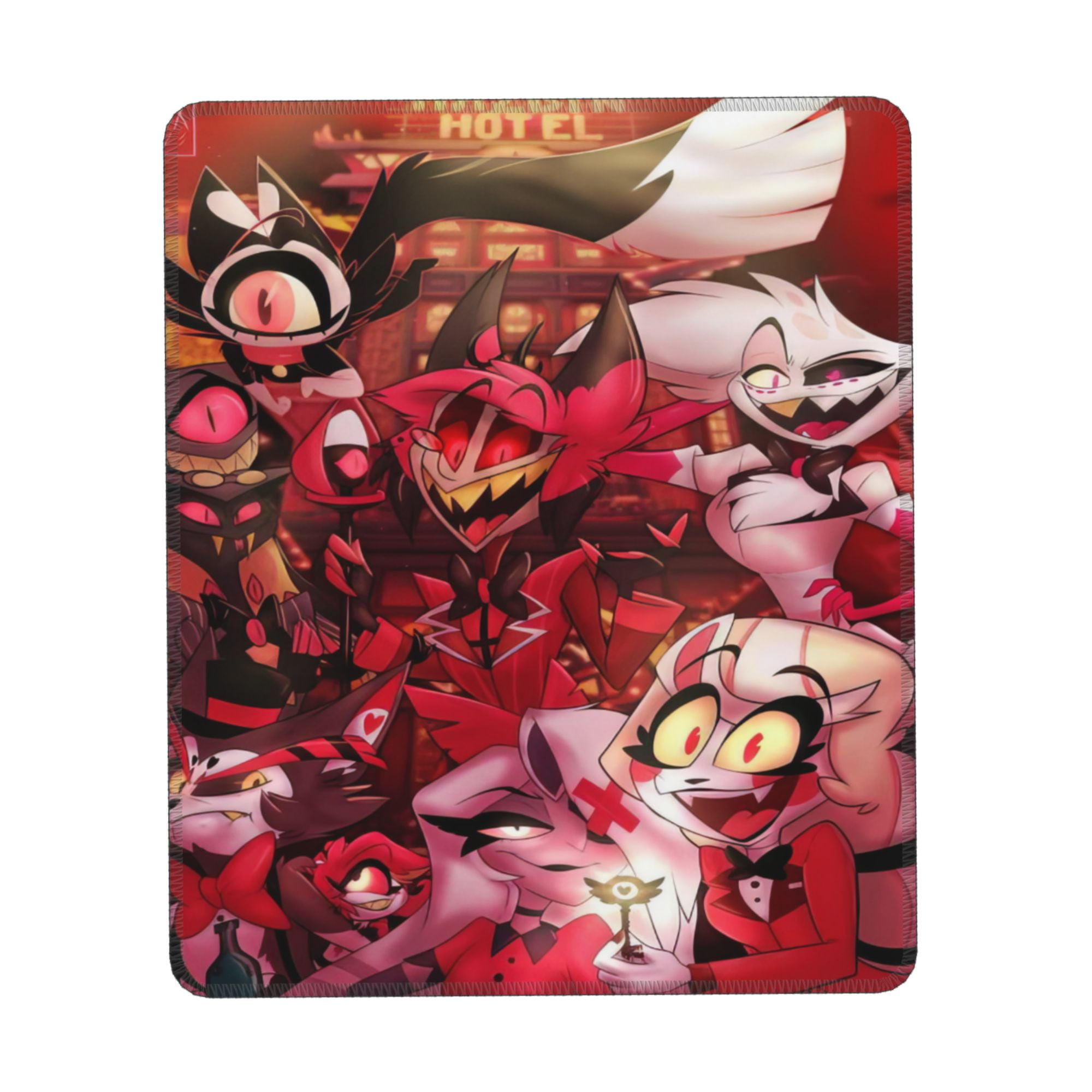 Hazbin Hotel Rubber Lock Edge Mouse Pad (Vertical) Office Mouse Pad ...