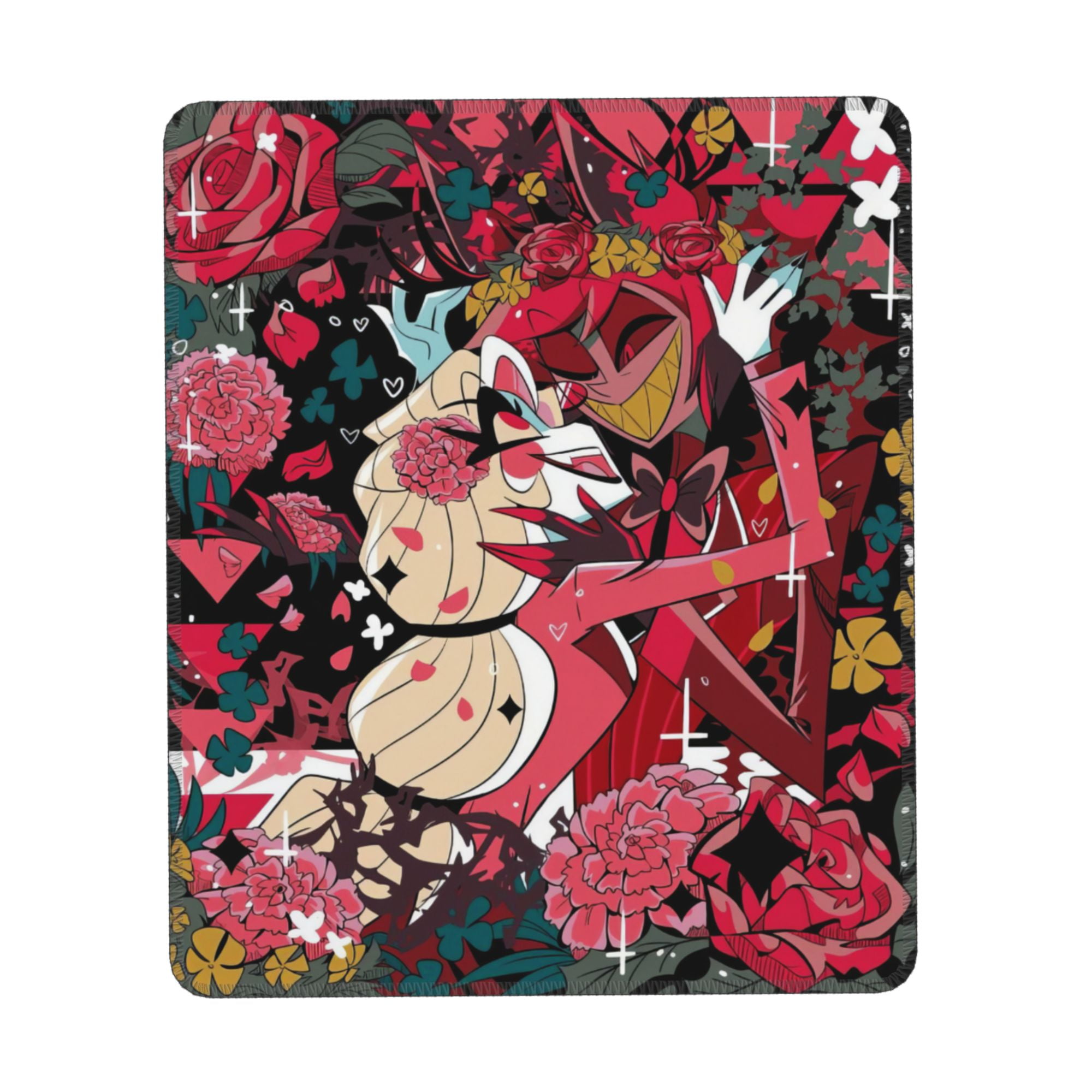 Hazbin Hotel Rubber Lock Edge Mouse Pad (Vertical) Office Mouse Pad ...