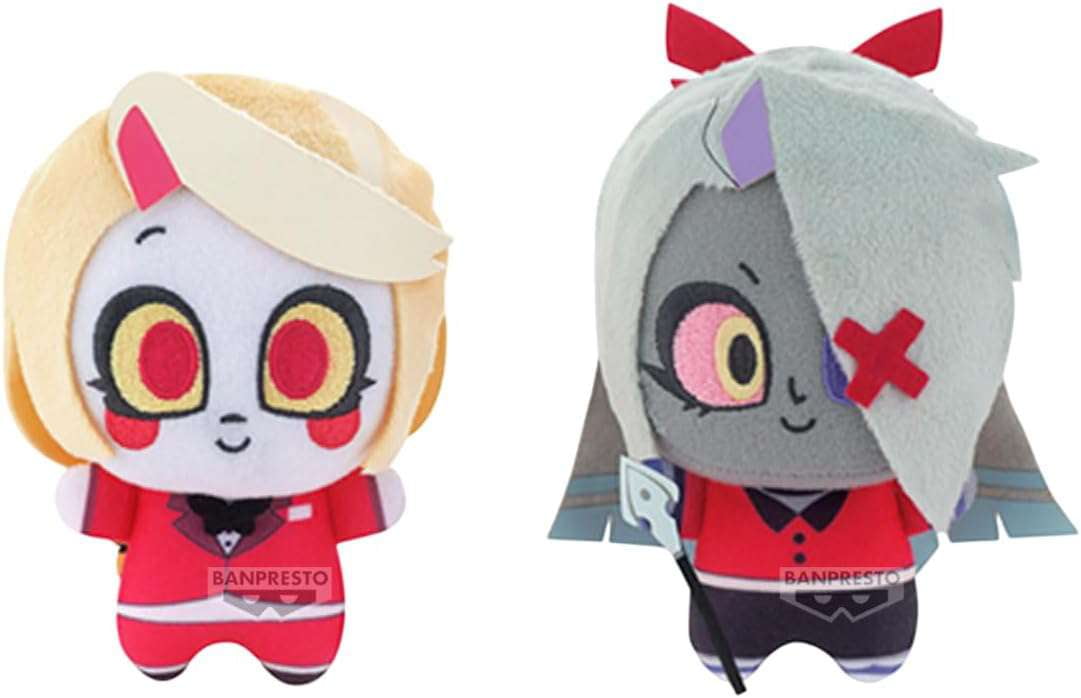 Hazbin Hotel Series 1 Charlie Morningstar & Vaggie Chibigurumi Plush ...
