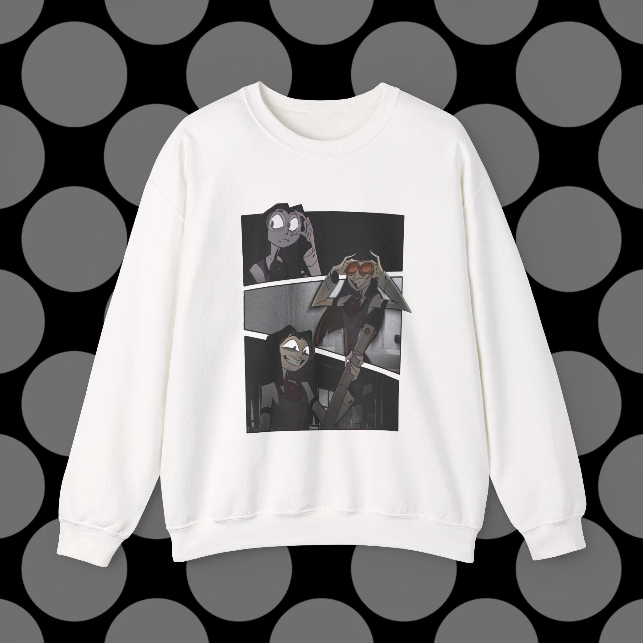 Hazbin Hotel Sir Pentious Sweatshirt, Villain Anime Crewneck Jumper ...