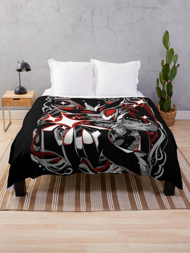 Hazbin Hotel Stolas Demon Design - Helluva Boss Throw Blanket Sofa ...