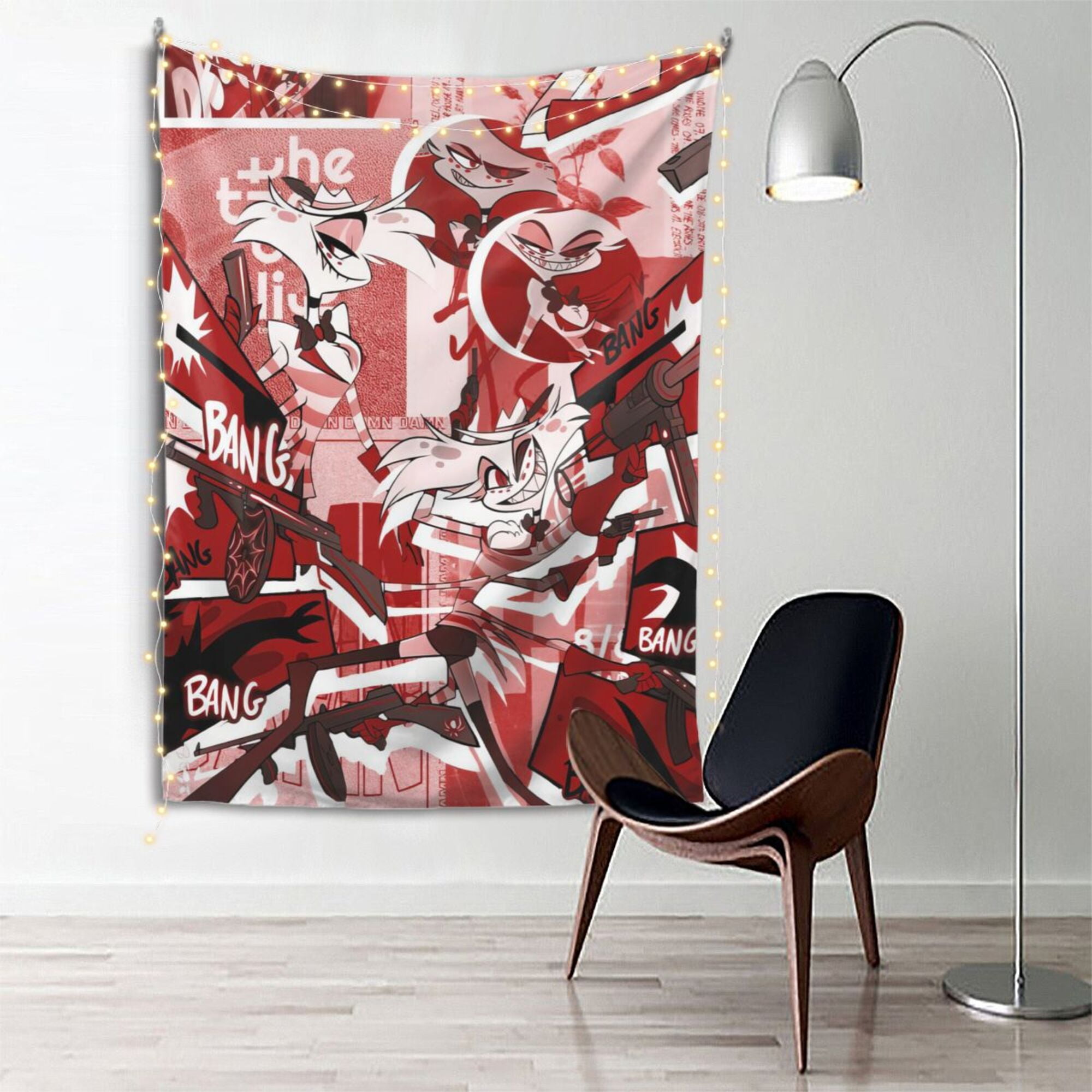 Hazbin Hotel Tapestry Aesthetic Cute Room Decor Tapestry Birthday ...