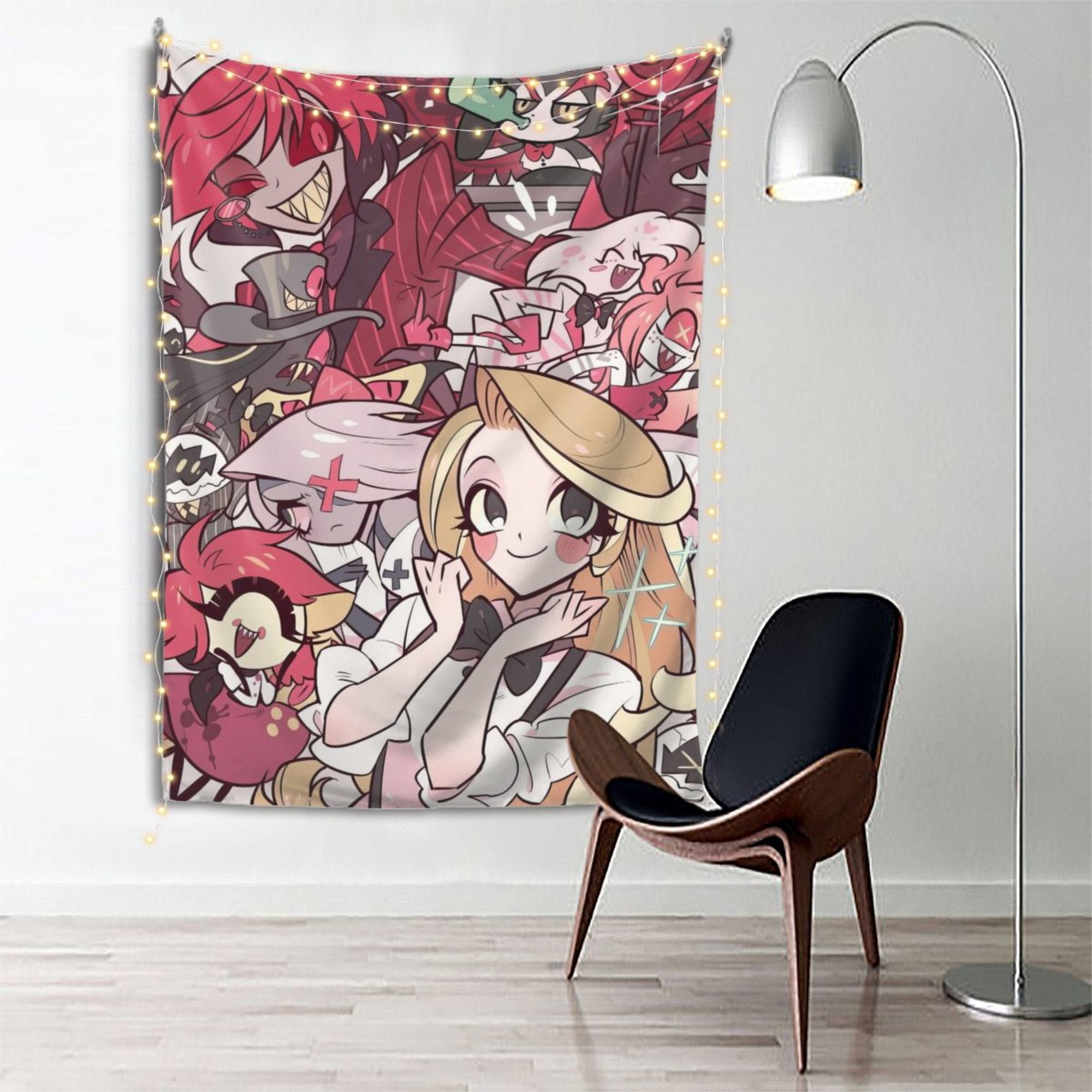 Hazbin Hotel Tapestry Aesthetic Cute Room Decor Tapestry Birthday ...
