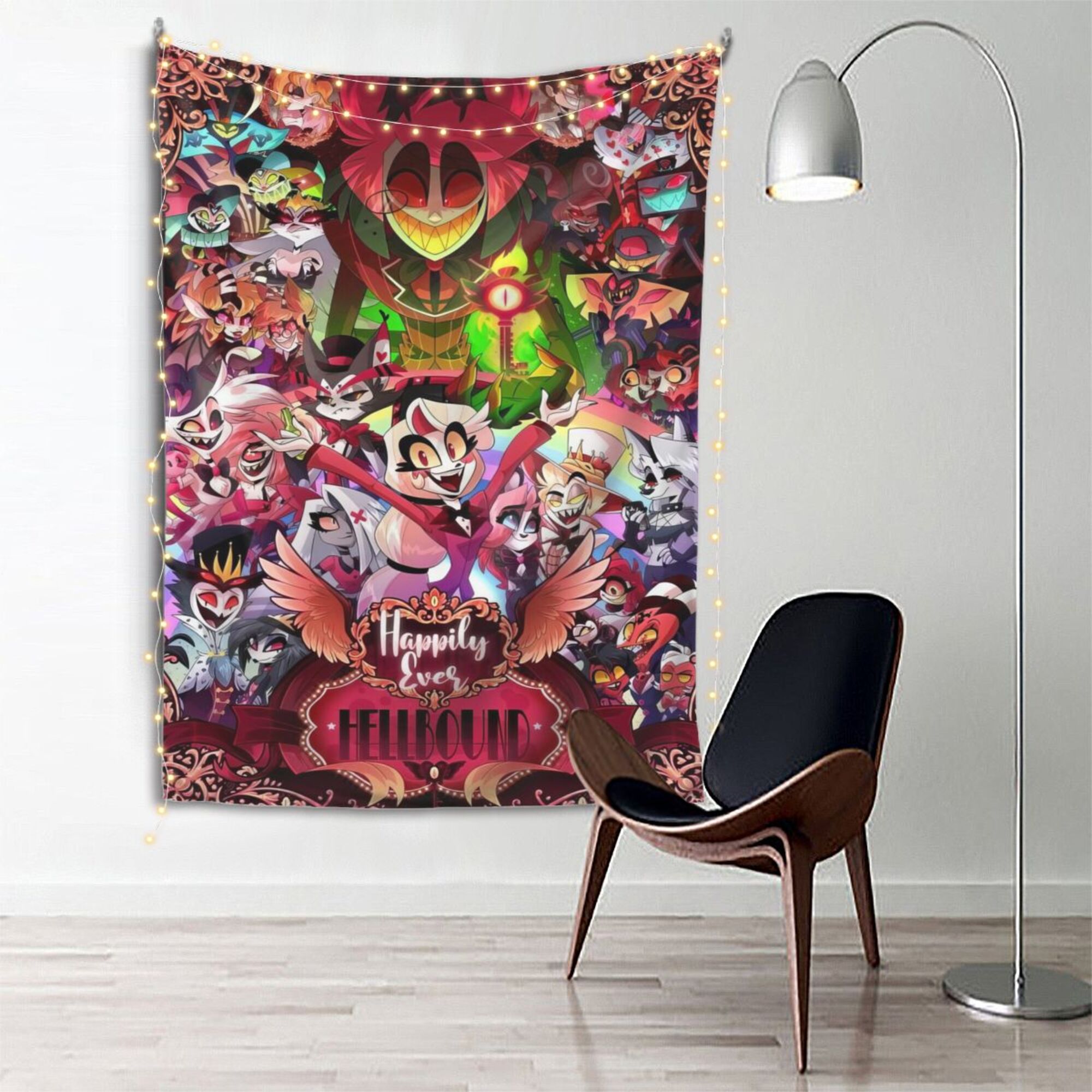 Hazbin Hotel Tapestry Aesthetic Cute Room Decor Tapestry Birthday ...