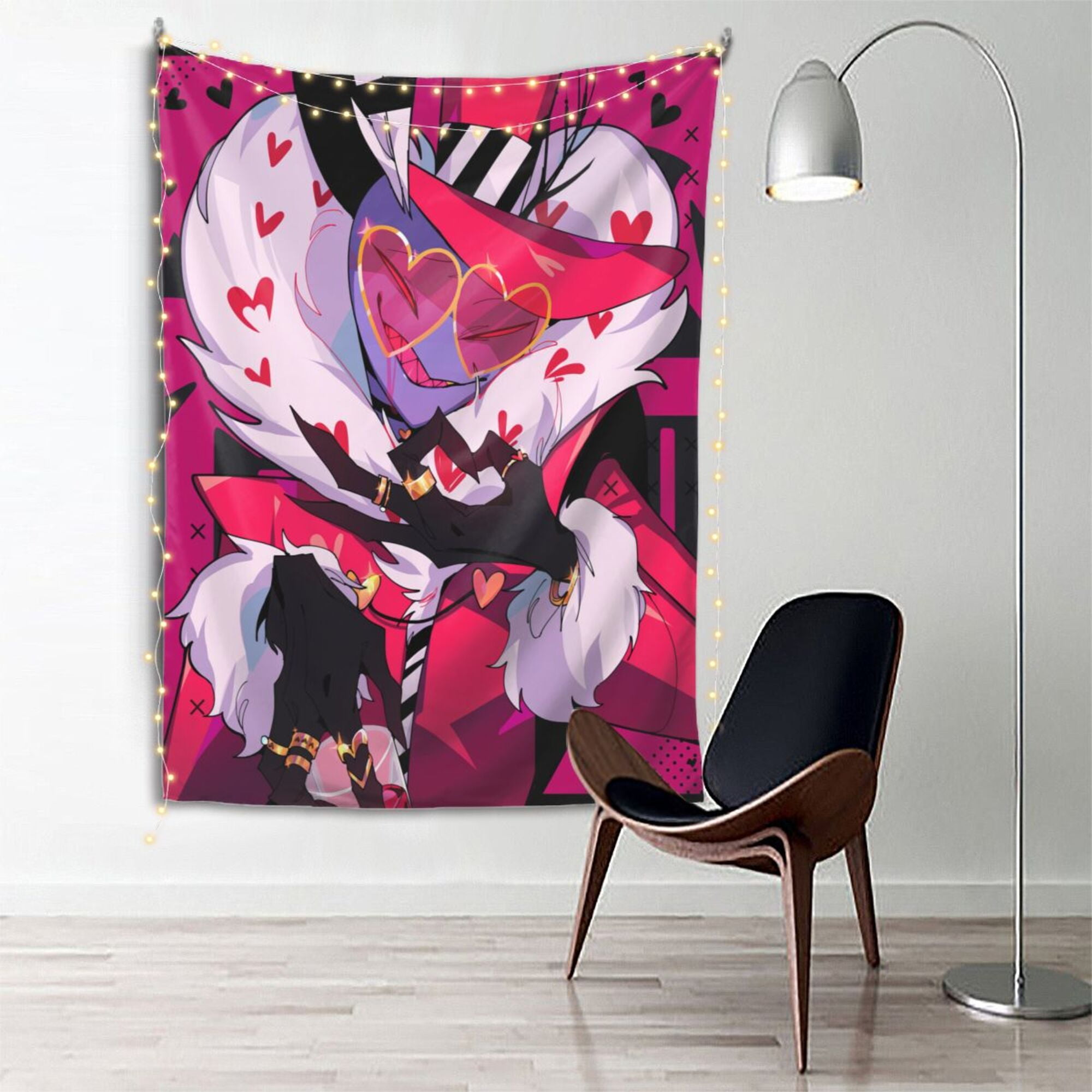 Hazbin Hotel Tapestry Aesthetic Cute Room Decor Tapestry Birthday ...