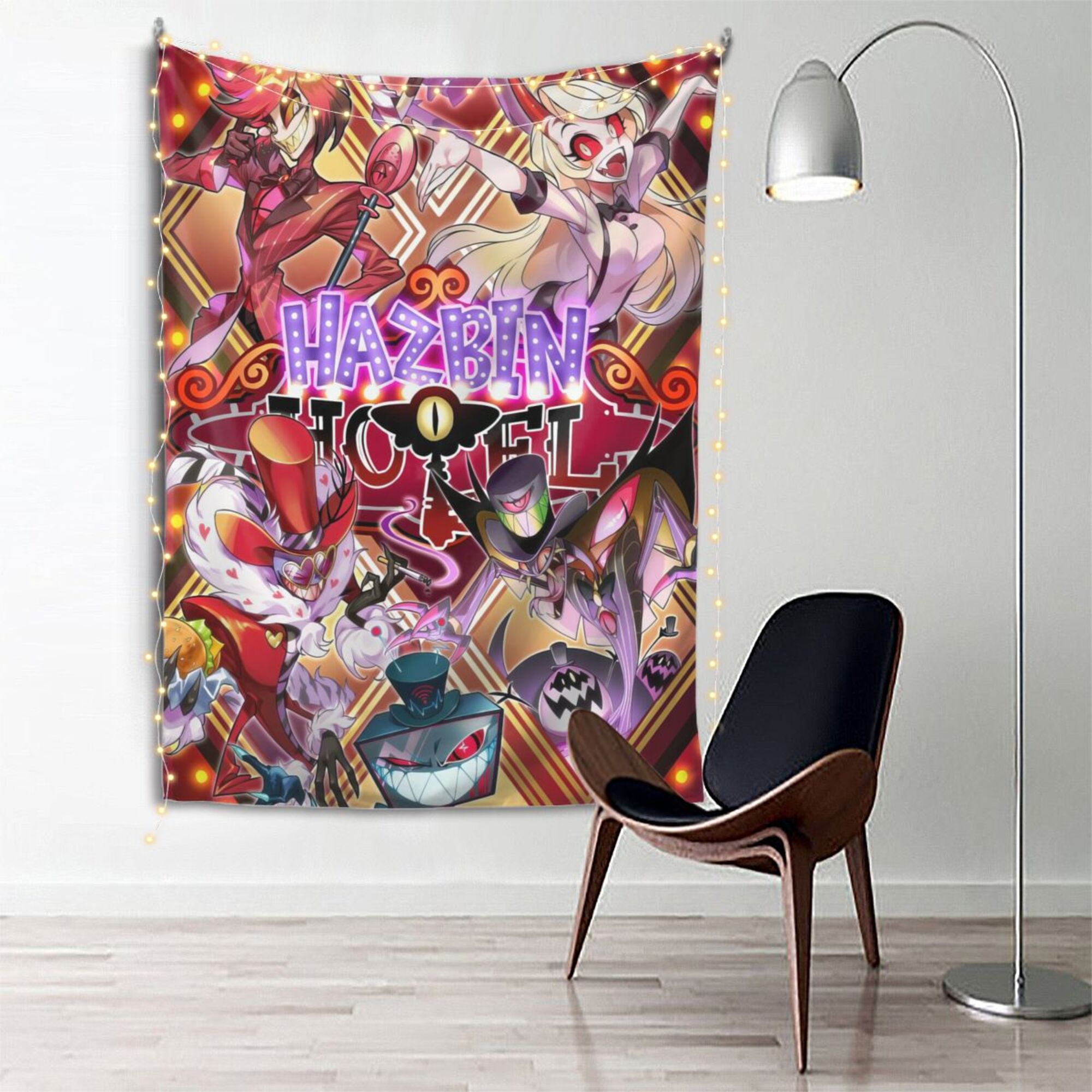 Hazbin Hotel Tapestry Aesthetic Cute Room Decor Tapestry Birthday ...