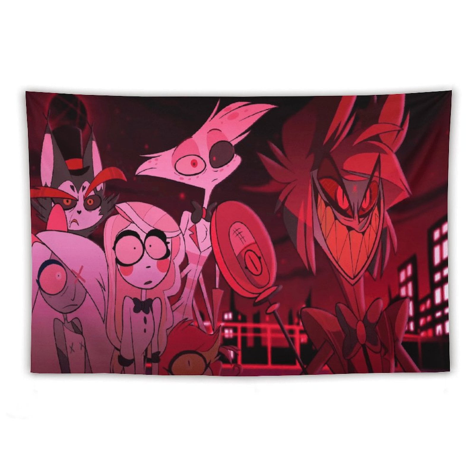 Hazbin Hotel Tapestry Anime Poster Wall Hanging Art Decor For Living ...