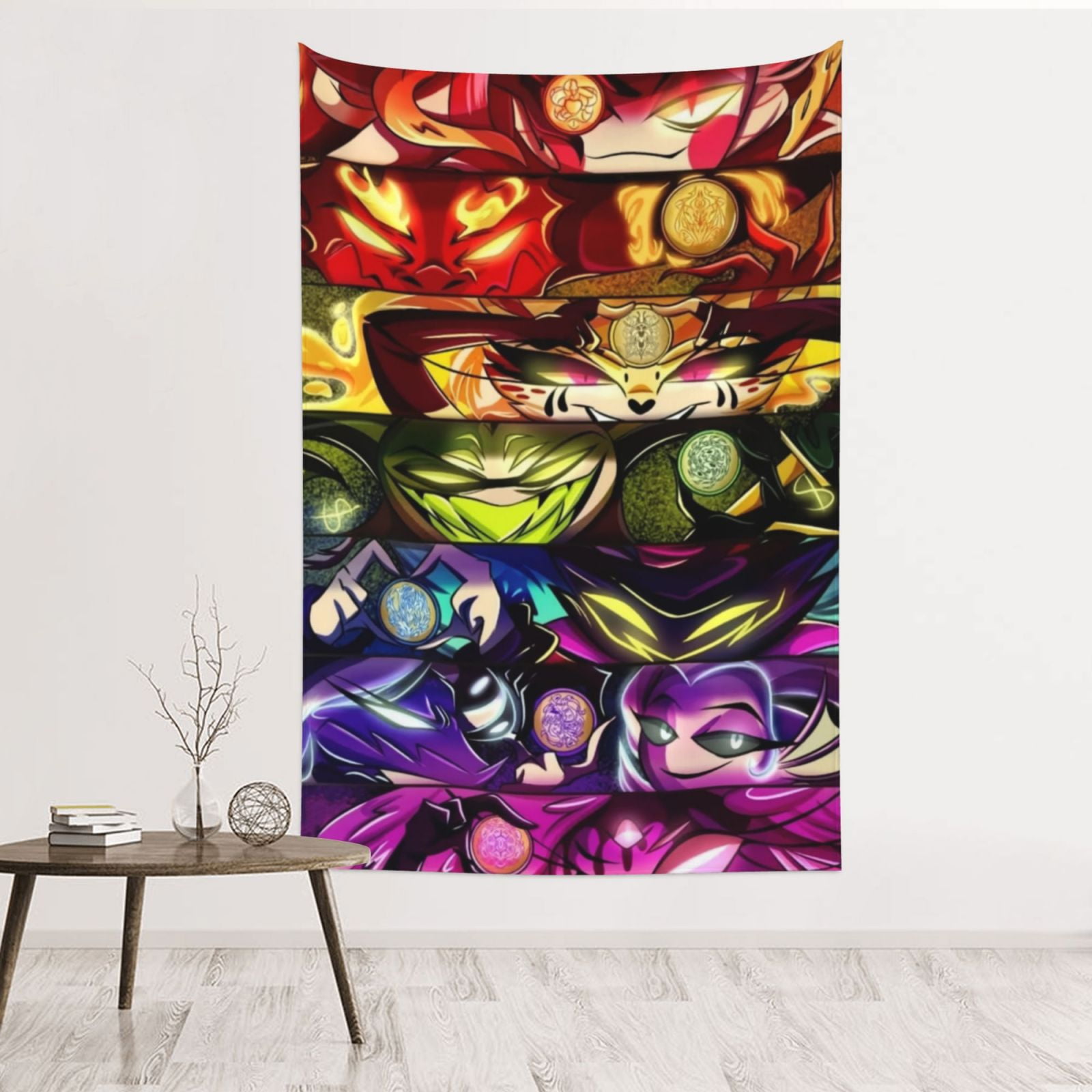 Hazbin Hotel Tapestry Banner Decorations Anime Movie Wall Hanging ...