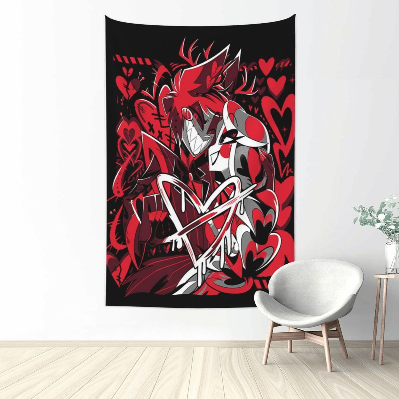 Hazbin Hotel Tapestry Wall Hanging Home Decoration Wall Blanket ...