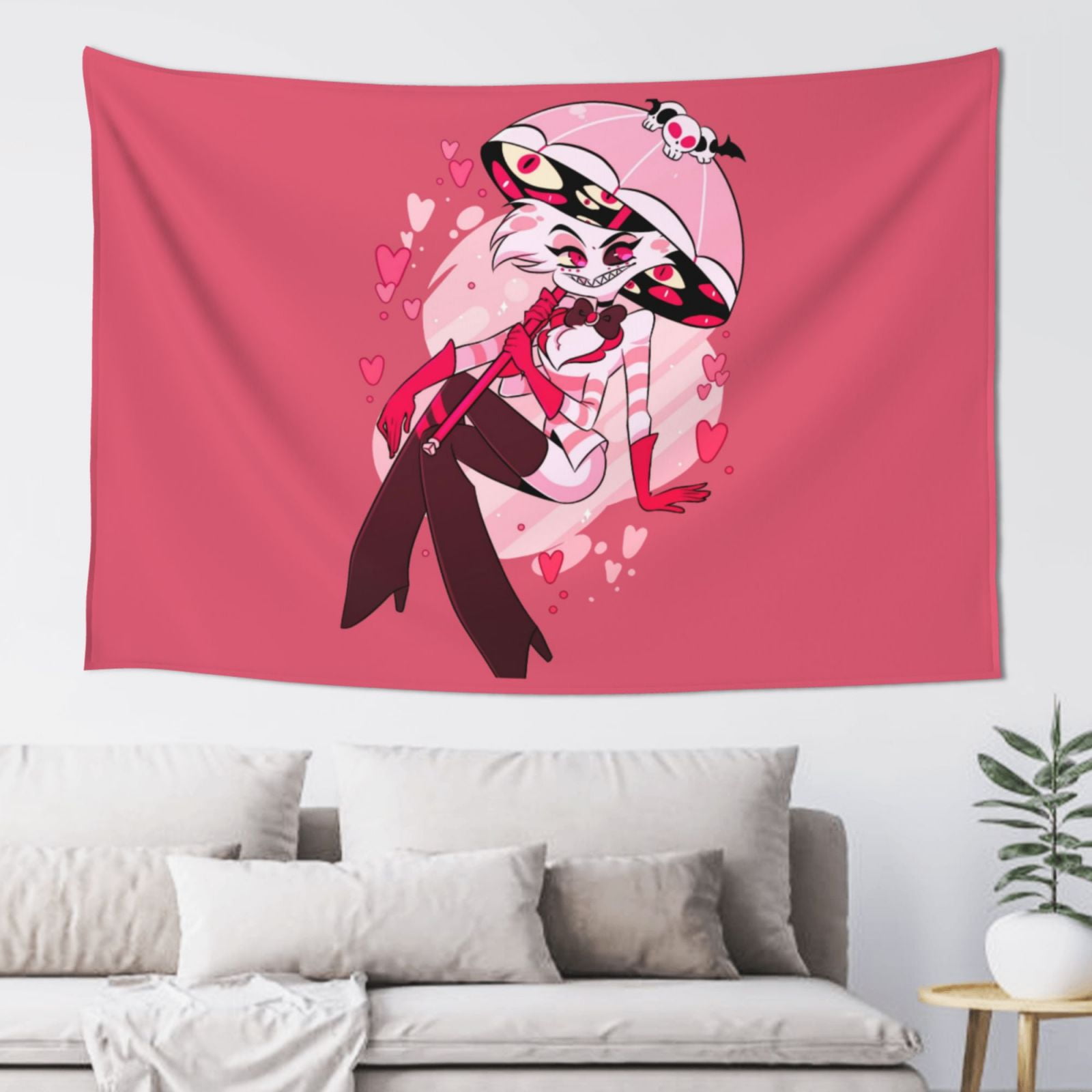 Hazbin Hotel Tapestry Wall Hanging Home Decoration Wall Blanket ...