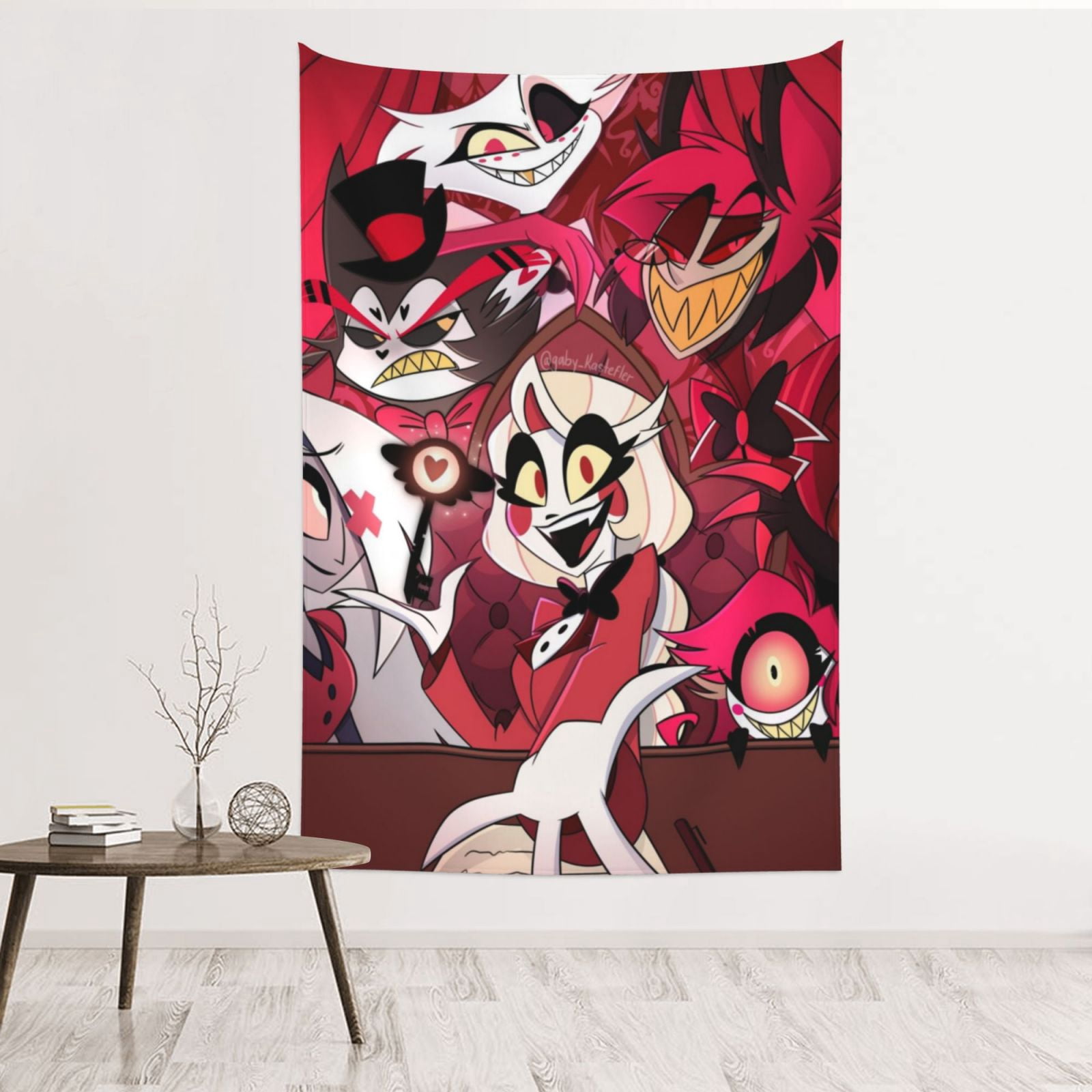 Hazbin Hotel Tapestry Wall Hanging Home Decoration Wall Blanket ...