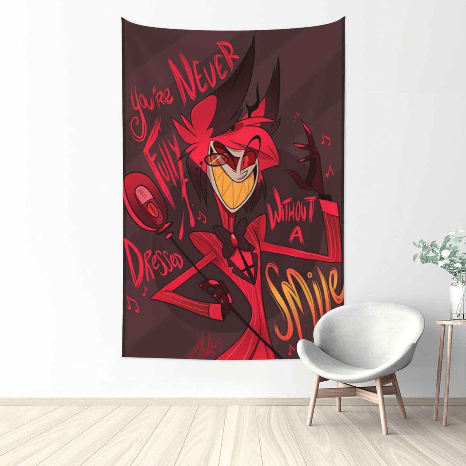 Hazbin Hotel Tapestry Wall Hanging Home Decoration Wall Blanket ...