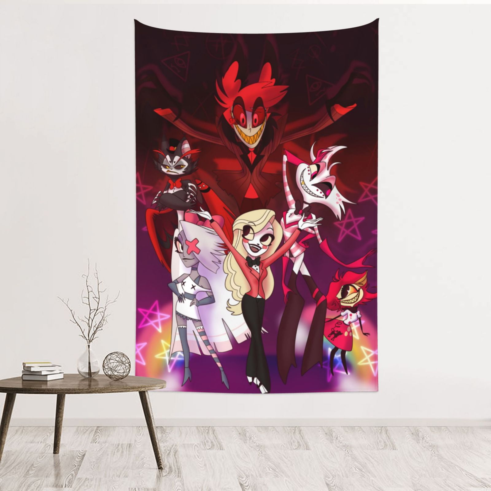 Hazbin Hotel Tapestry Wall Hanging Home Decoration Wall Blanket ...