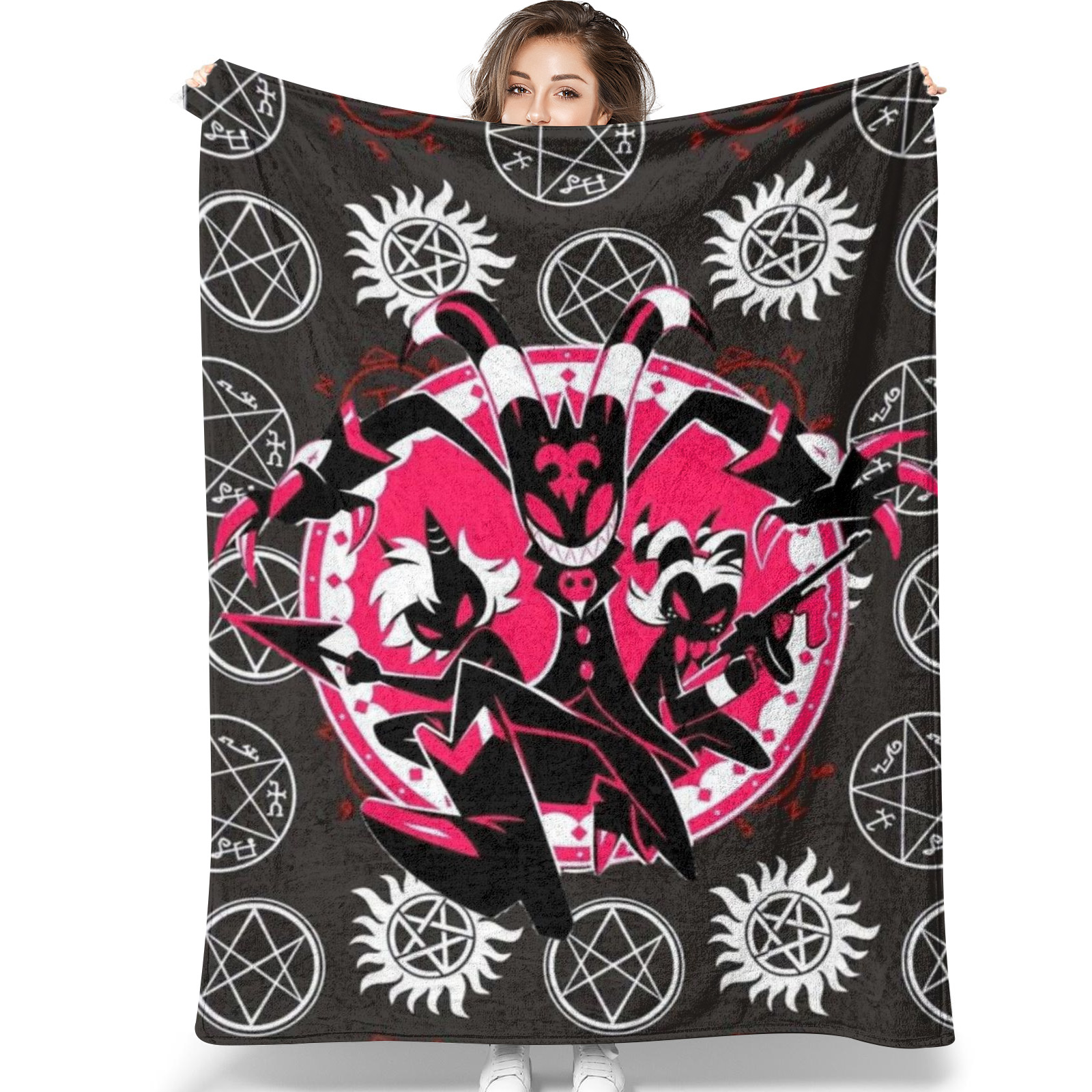 Hazbin Hotel Tribute Ultra-Soft Blanket – Perfect Comfort for Sofa, Bed ...