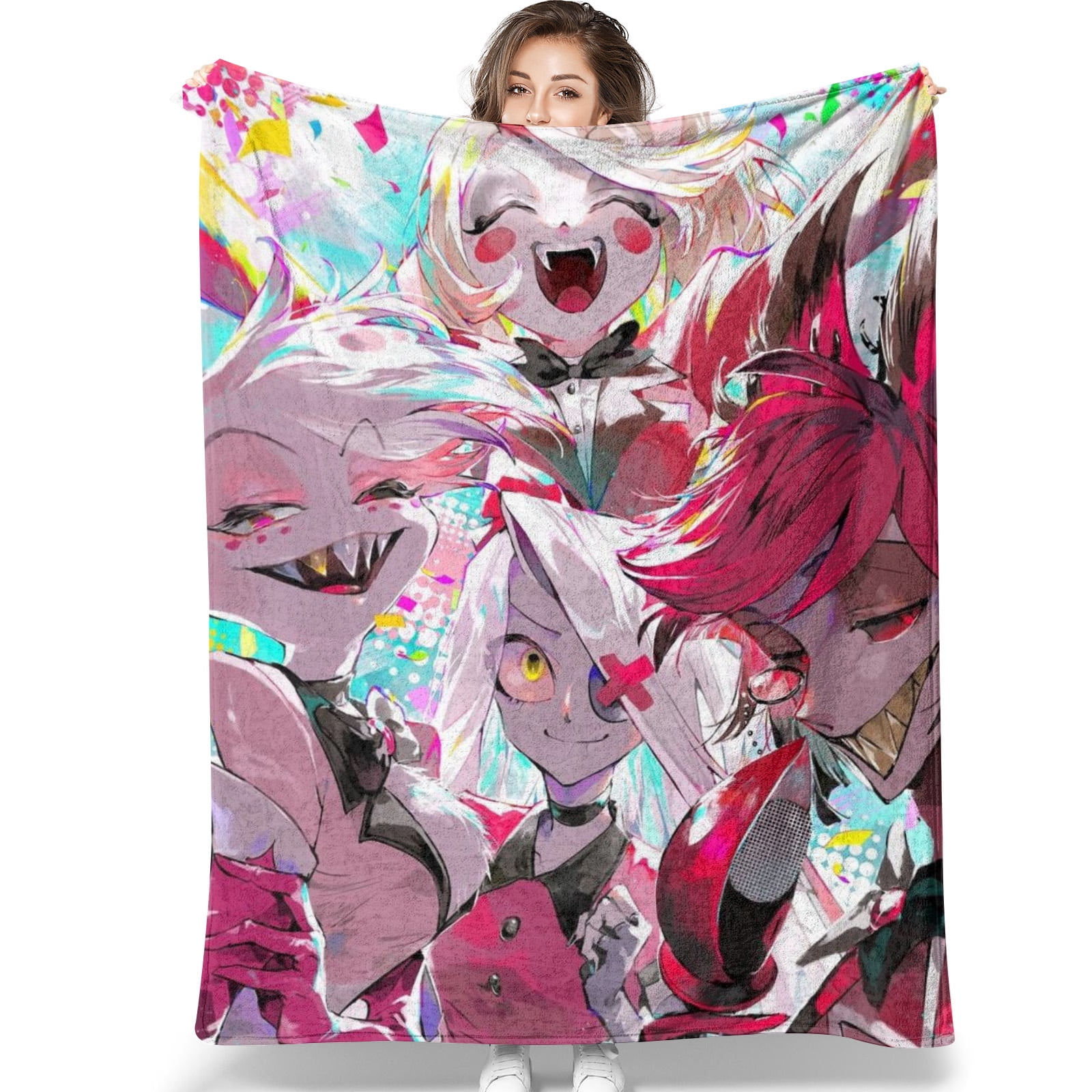 Hazbin Hotel Tribute Ultra-Soft Blanket – Perfect Comfort for Sofa, Bed ...