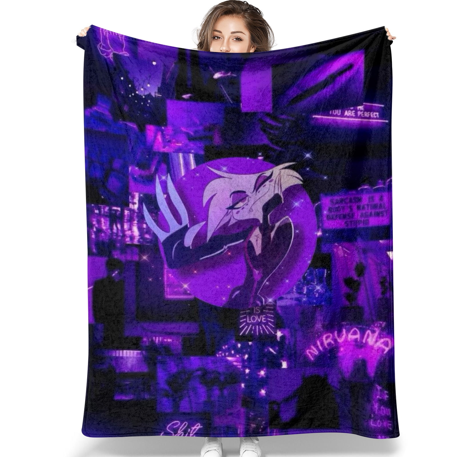 Hazbin Hotel Tribute Ultra-Soft Blanket – Perfect Comfort for Sofa, Bed ...