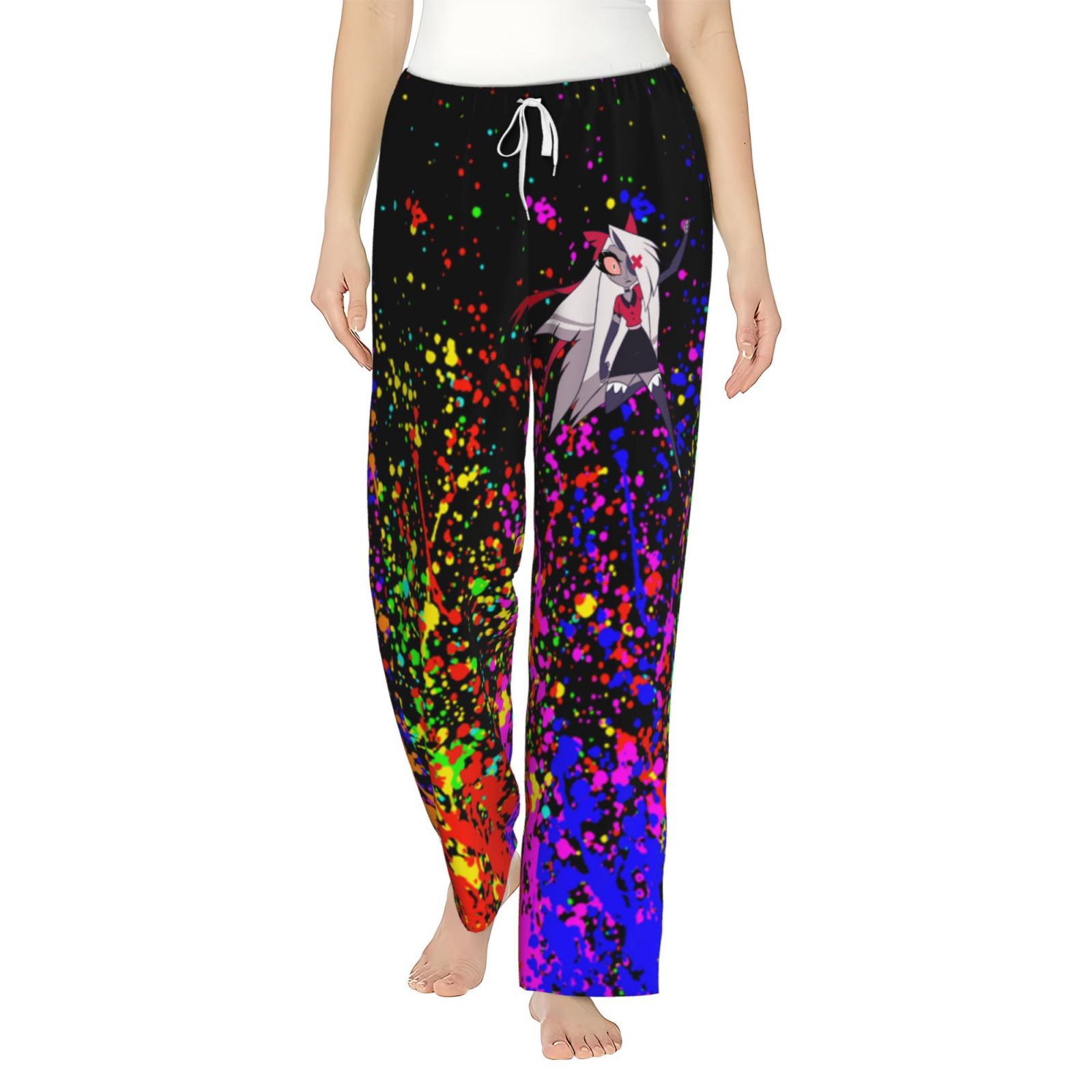 Hazbin Hotel Vaggie Women's Pajama Pants Lounge Daily Novelty Cozy ...