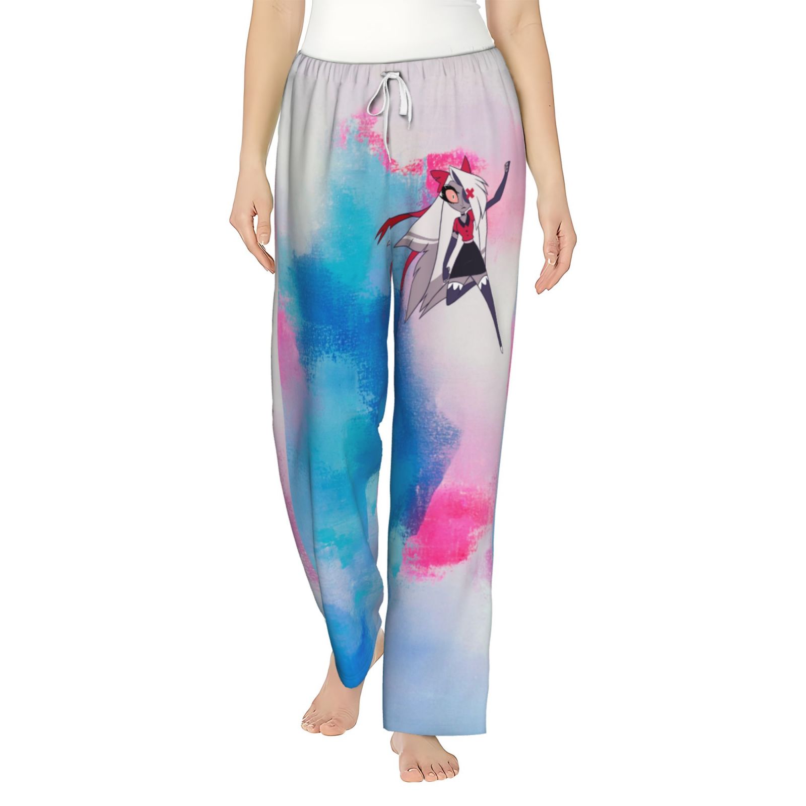Hazbin Hotel Vaggie Women's Pajama Pants Lounge Daily Novelty Cozy ...