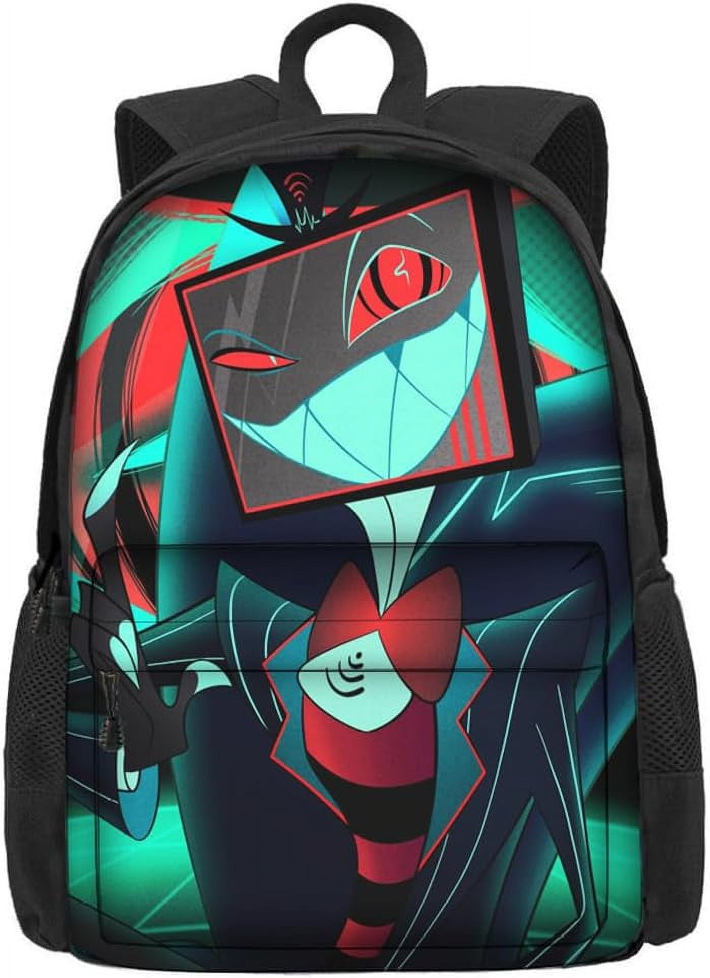 Hazbin Hotel Veggie Angel Dust Cosplay Bag Charlie Alastor Backpack ...