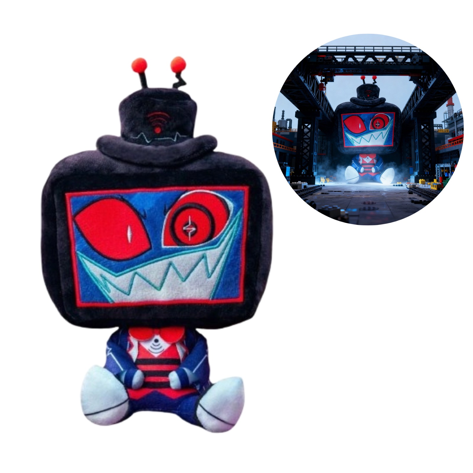 Hazbin-Hotel Vox Plush Doll - Soft Stuffed Character Toy, Must-Have ...