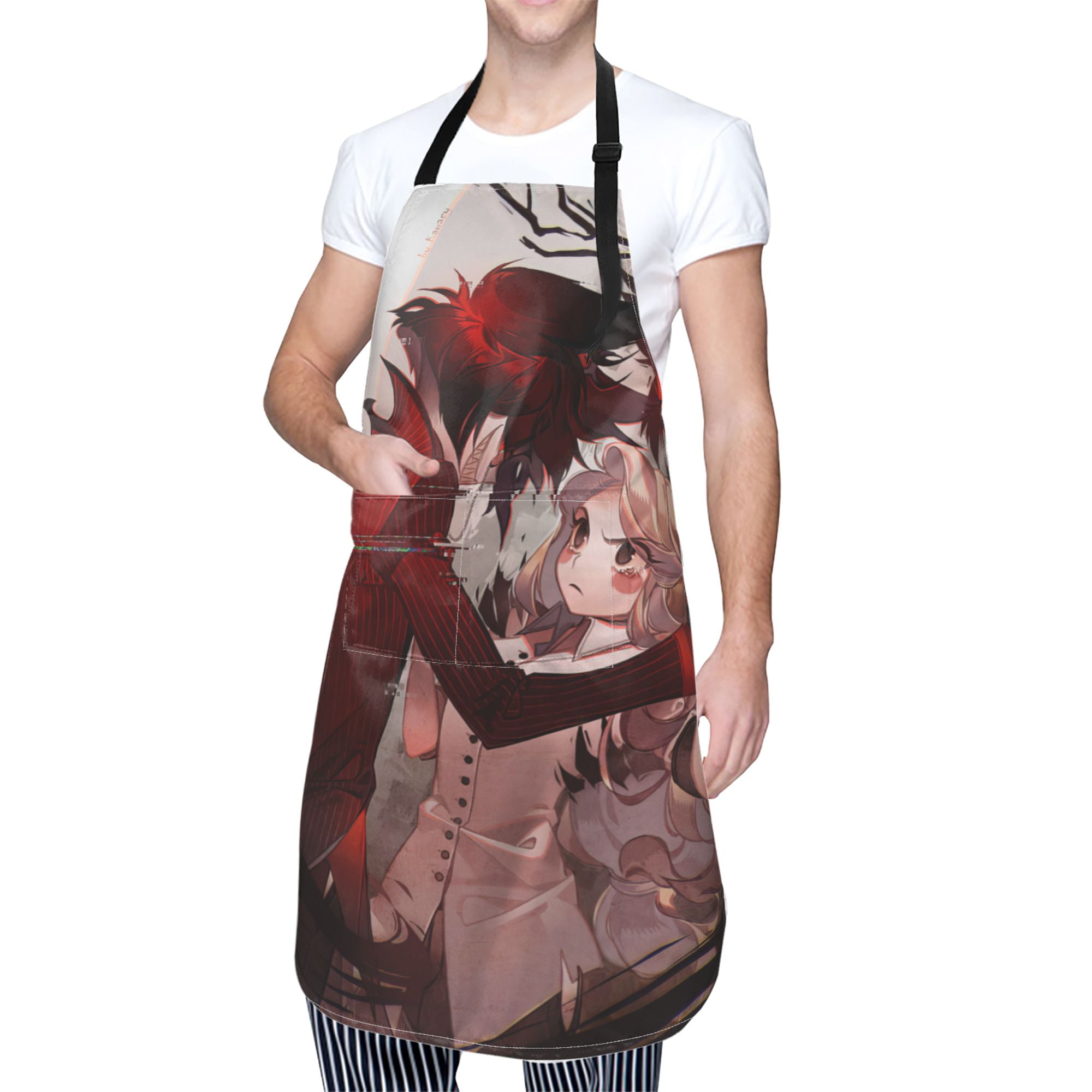 Hazbin Hotel Waterproof Apron with 2 Pockets for Men Women, Adjustable ...