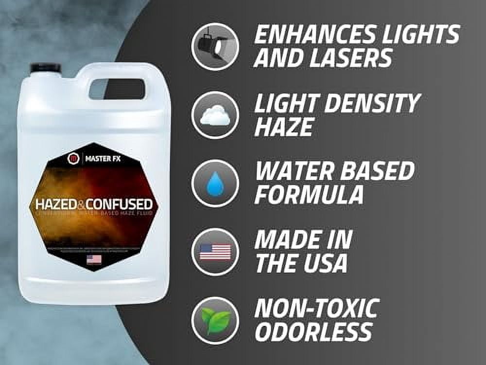 Hazed and Confused Standard Water-Based Haze Fluid - 1 Gallon - Walmart.com