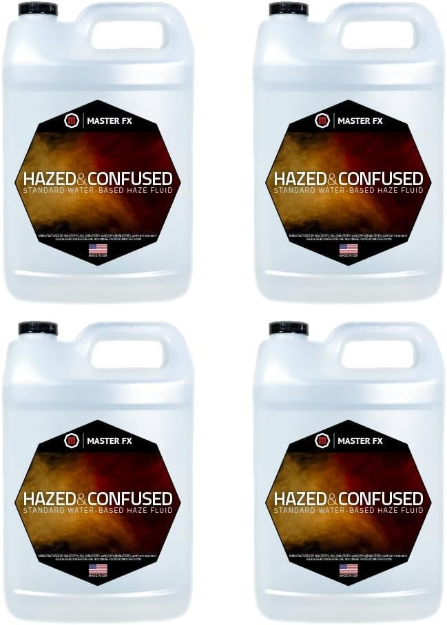 Hazed and Confused Standard Water-Based Haze Fluid - 4 Gallon Case ...