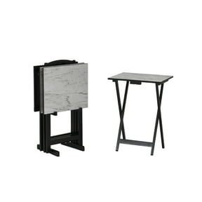 Shop Folding Snack Tables and Tray Sets for Home in Multiple Finishes