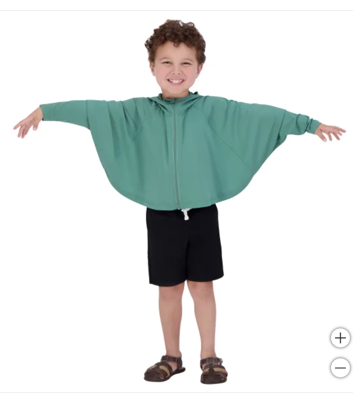 Hazel + Harper Unisex Kids' UV Sun Shield 2T-4T Gree - Walmart.com