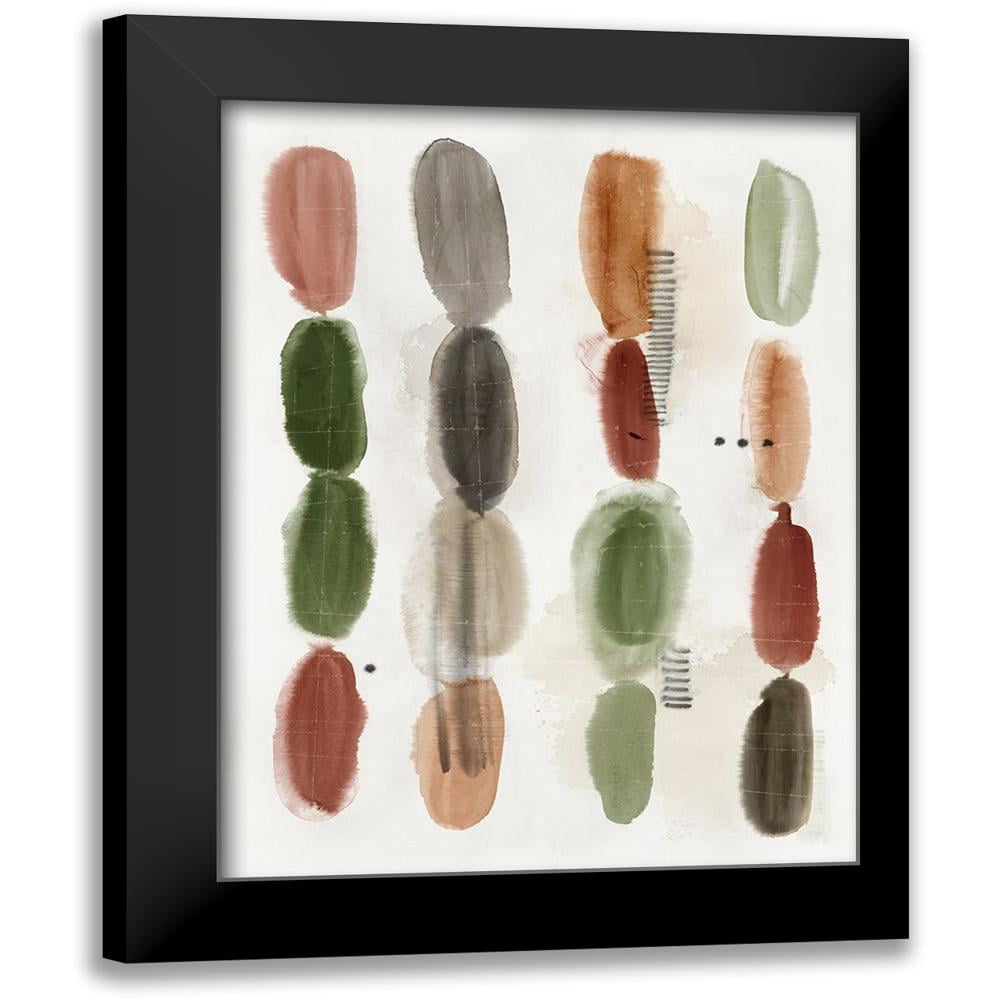 Hazel J 19x24 Black Modern Framed Museum Art Print Titled - Stacked ...