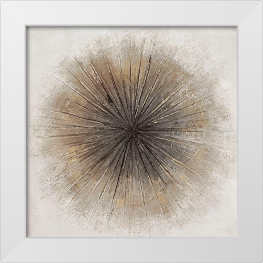 Hazel J 20x20 White Modern Wood Framed Museum Art Print Titled - Golden ...
