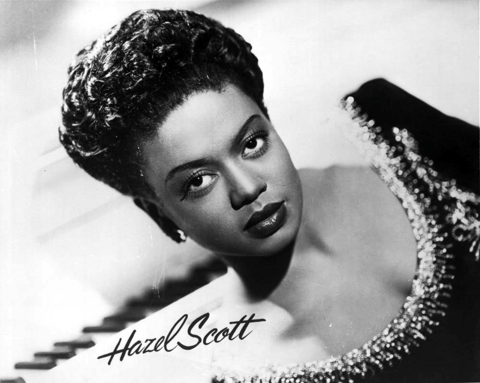 Hazel Scott wearing a Beaded Dress Photo Print (8 x 10) - Walmart.com
