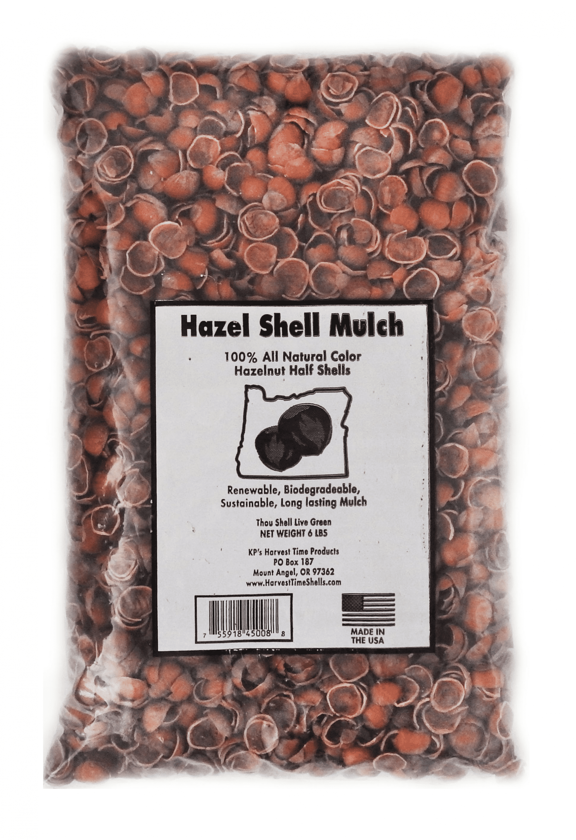 Hazel Shell Mulch - 6 lb - Walmart.com