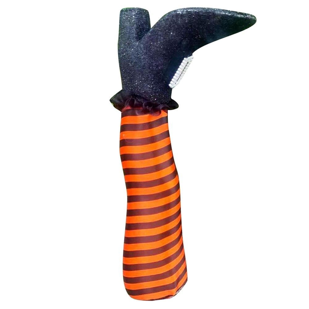 Hazel Tech Halloween Wicked Witch Legs Upside Down Wizard Feet with ...