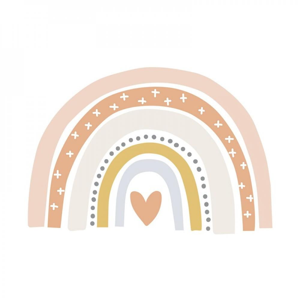 Hazel Tech-Rainbow Wall Stickers Kids Wall Decal Art Girls Star Bedroom ...