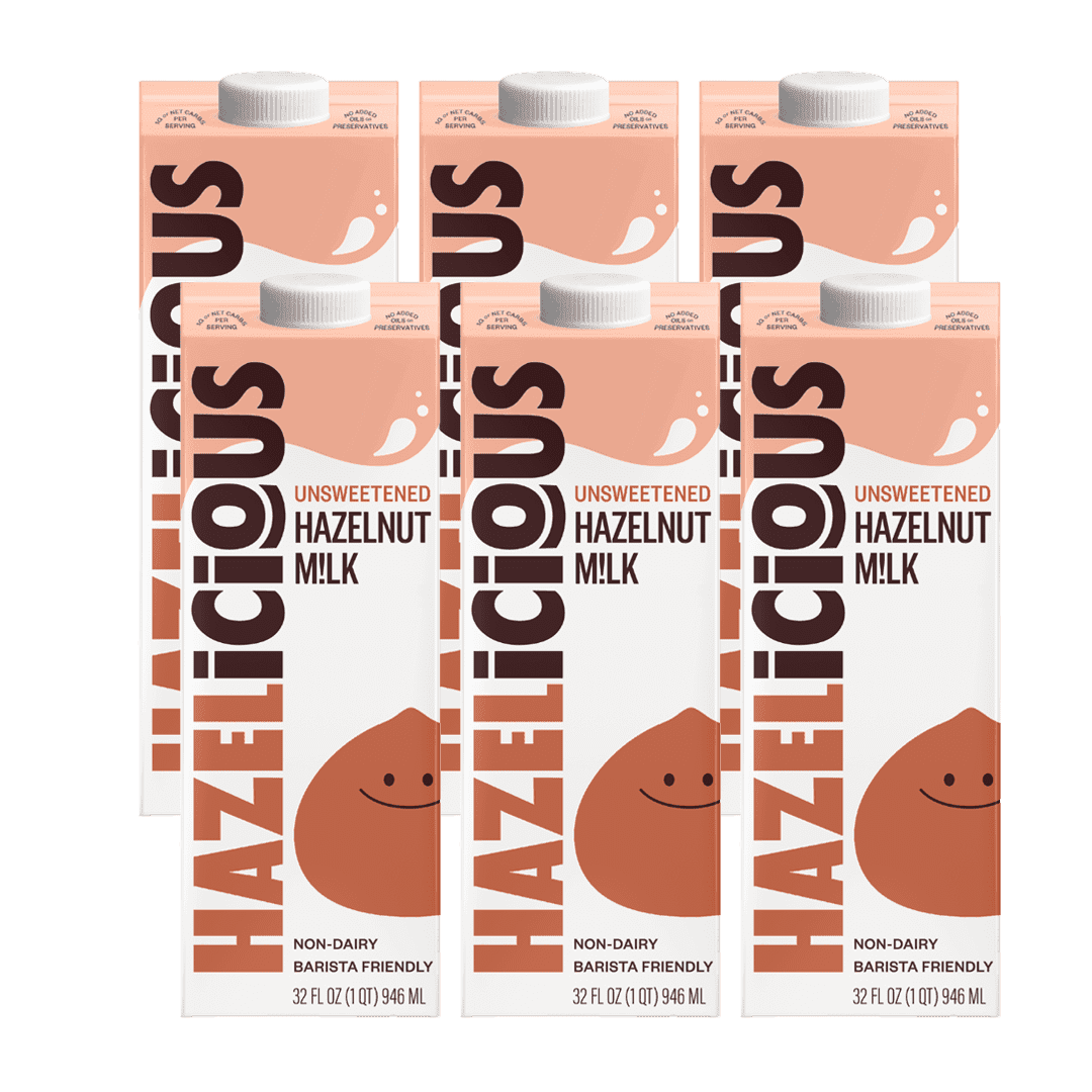 Hazelicious Hazelnut Milk for Coffee & Latte, Vegan, Non-GMO, Barista ...