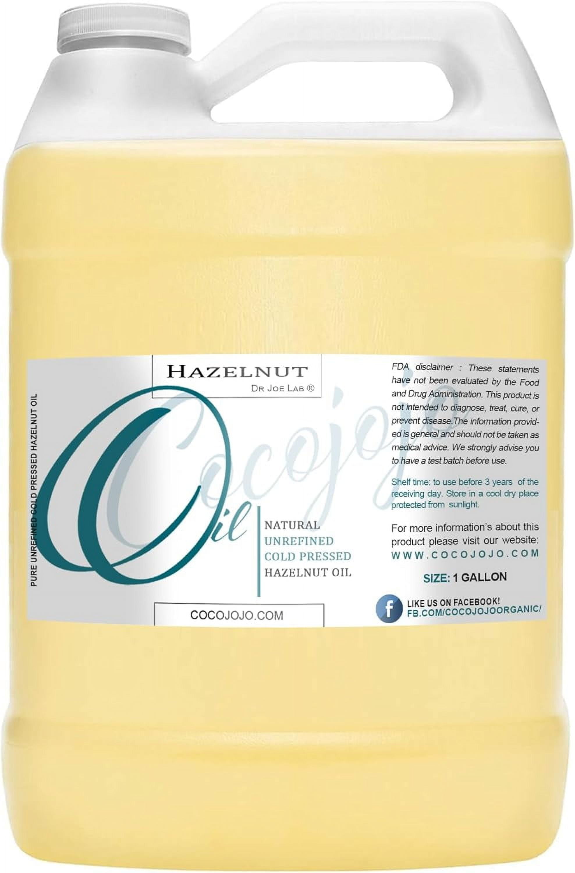 Hazelnut Oil 128 oz Pure Natural Cold Pressed Unrefined Extra Hazel Nut ...