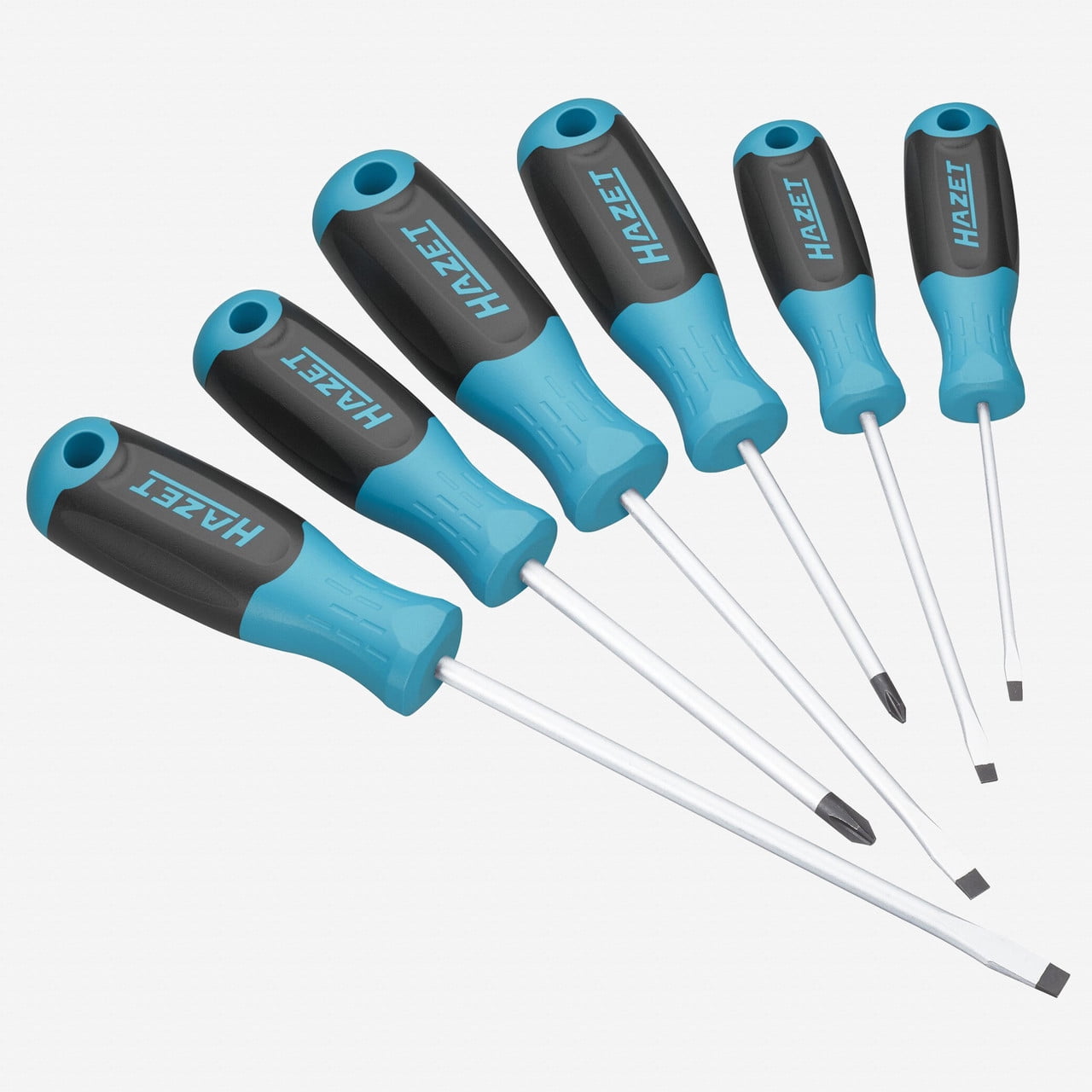 Hazet 811/6 Slotted and Phillips Screwdriver Set with 3K Handles, 6 Pieces - Walmart.com